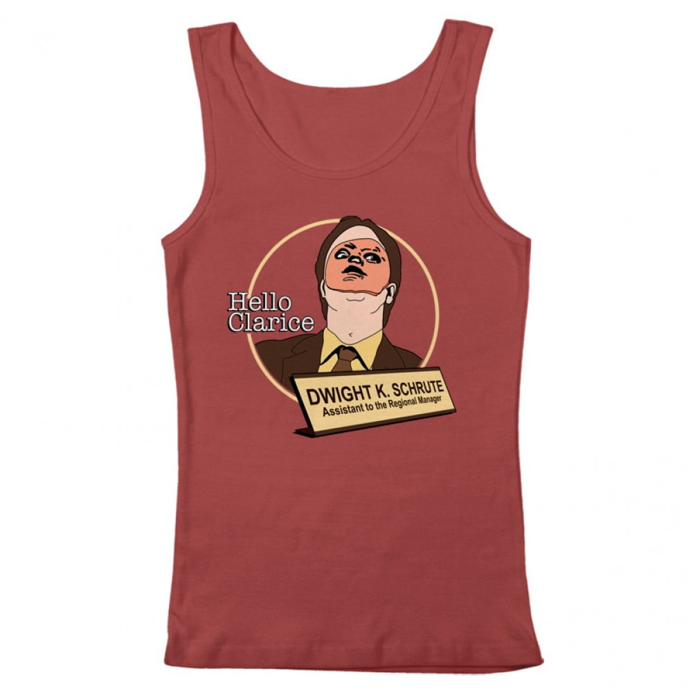 GEEK TEEZ Hello Clarice Original Artwork Inspired by The Office Men's ...