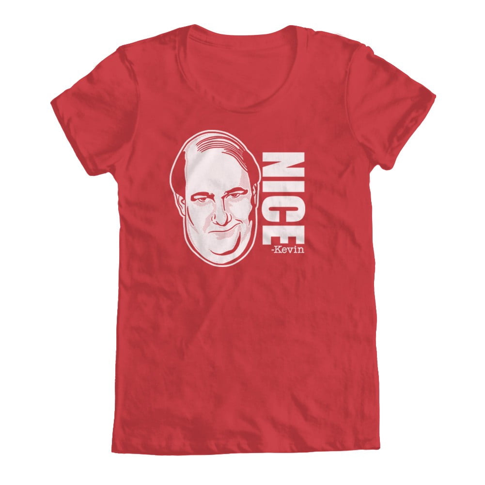 GEEK TEEZ Kevin Nice Original Artwork Inspired by The Office Women's T ...