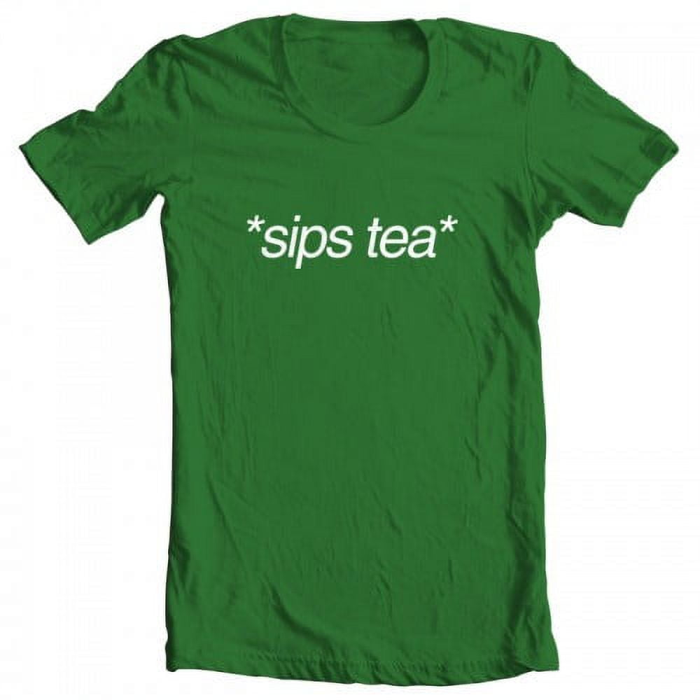 GEEK TEEZ Sips Tea Original Artwork Inspired by Kermit Meme Women's T ...