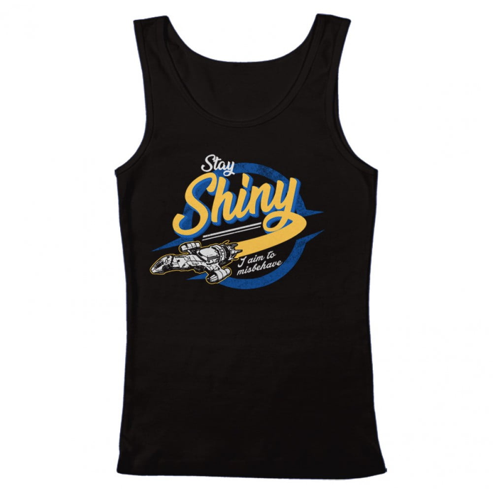 GEEK TEEZ Stay Shiny Original Artwork Inspired by Firefly Men's Tank ...