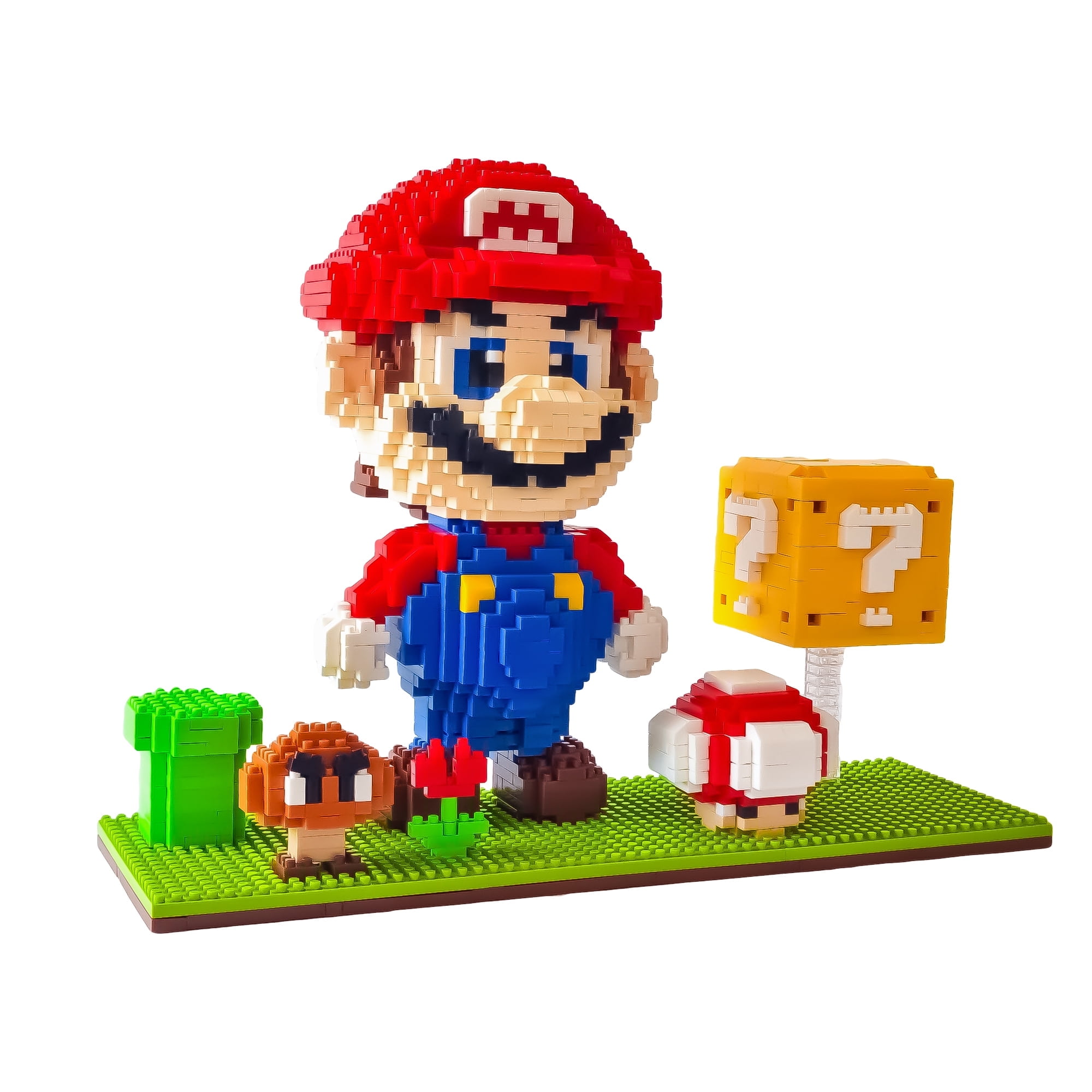 GEEKANT Super Mario Figure Building Block Set, 2000 Pcs, 8 Inches Tall ...