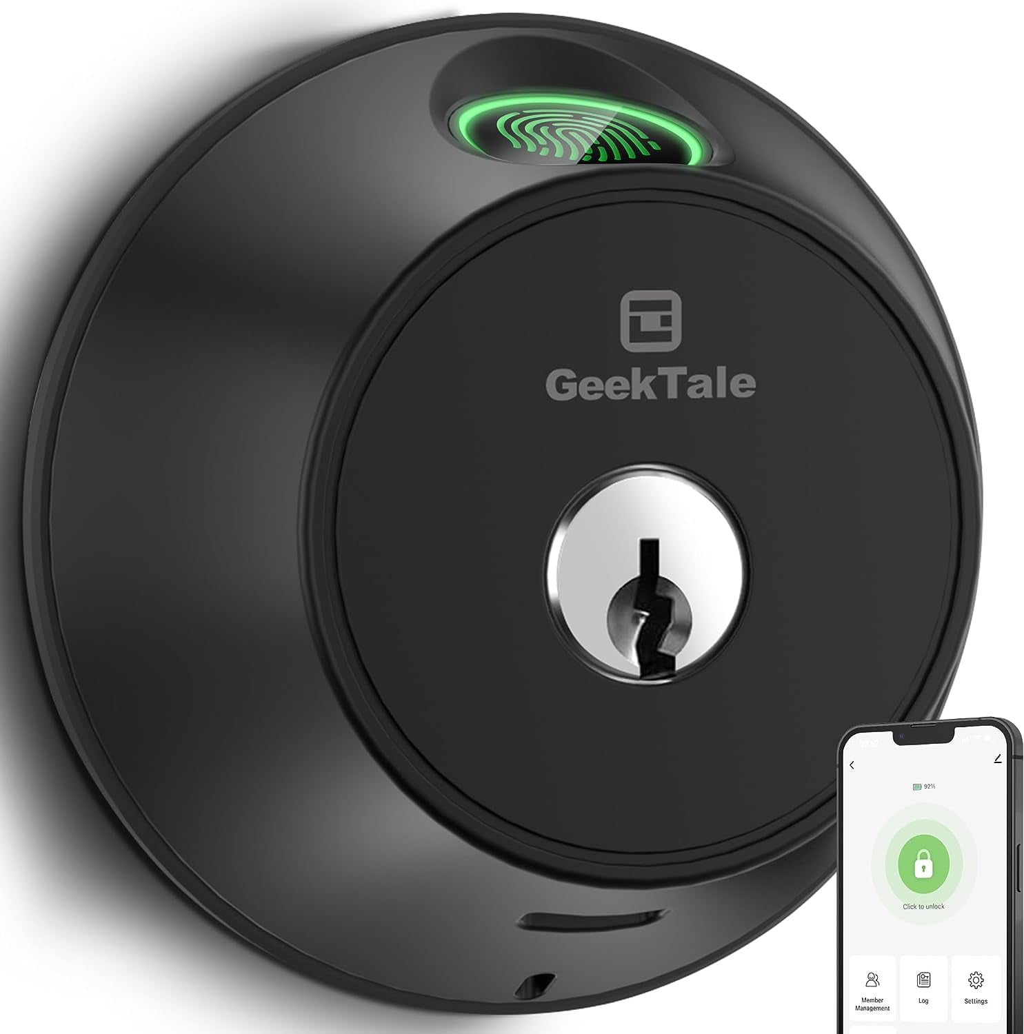 GEEKSMART Keyless Entry Door Lock-Fingerprint Door Lock Smart Door Lock ...