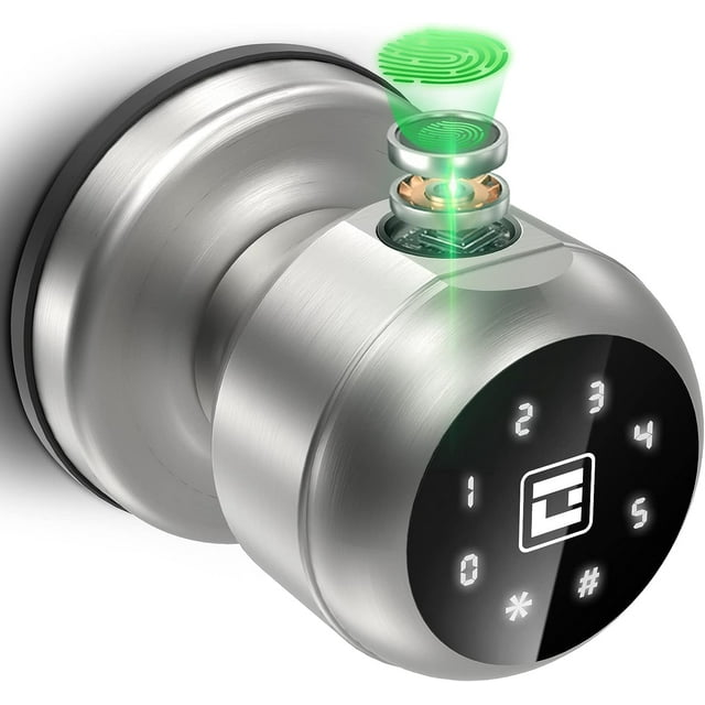 GEEKSMART Smart Door Lock: Biometric, Keypad, Fingerprint, App Control ...