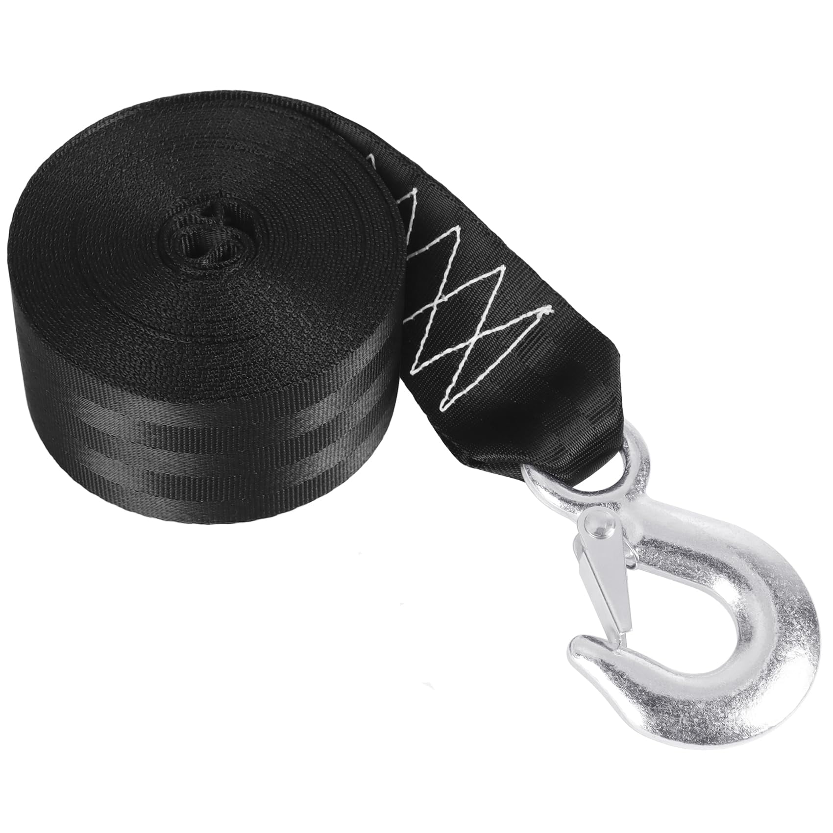 GEELLI 2" X 20ft IFF17 Boat Winch Strap with Hook, 10000 lbs Boat ...