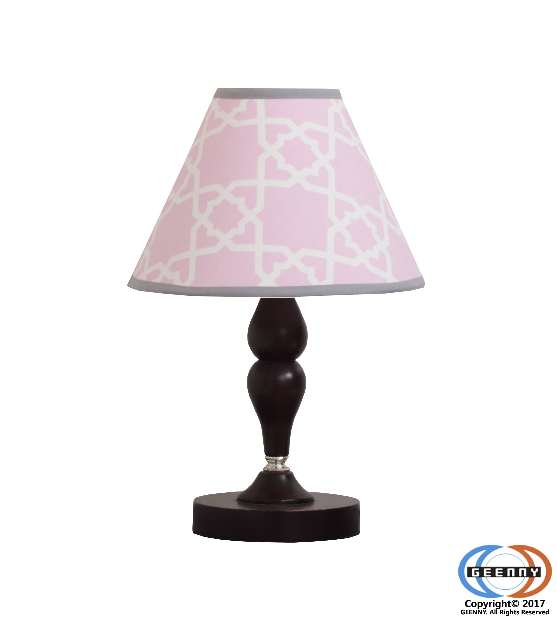 GEENNY Lamp Shade Only Without Base, Pink Bohemia Geometry - Walmart.com