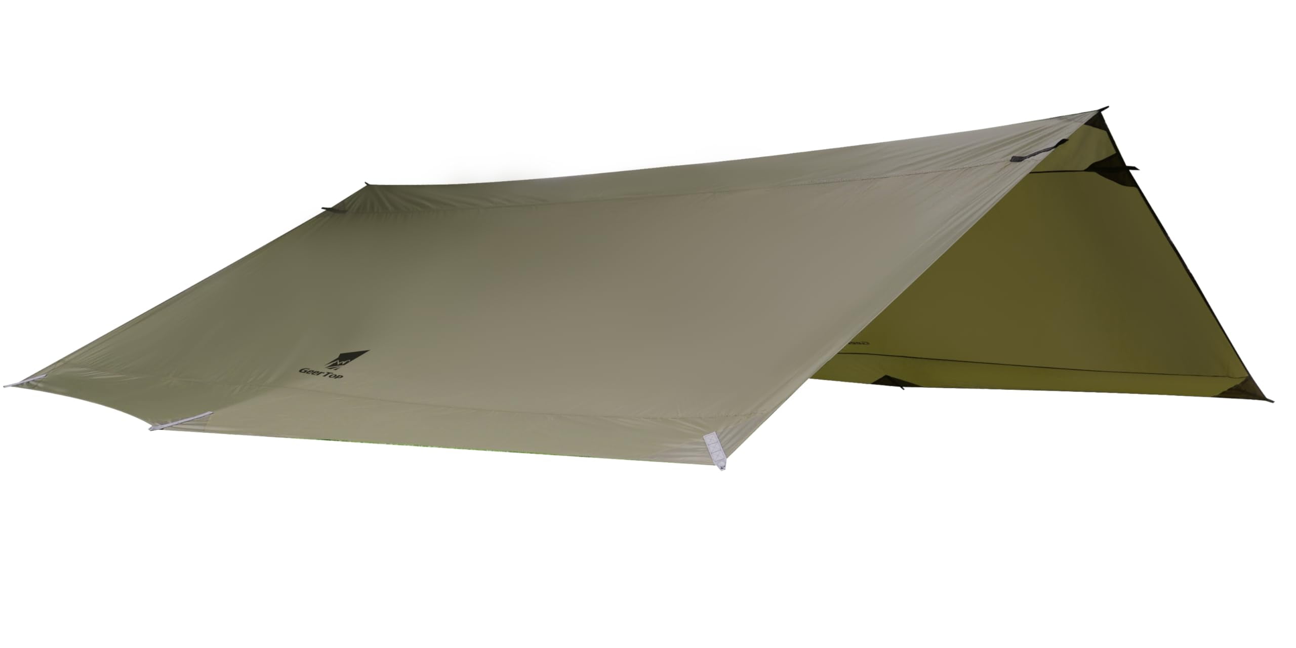 GEERTOP 14x12 ft Camping Tarp Extra Large, Waterproof Tent Tarp Shelter ...