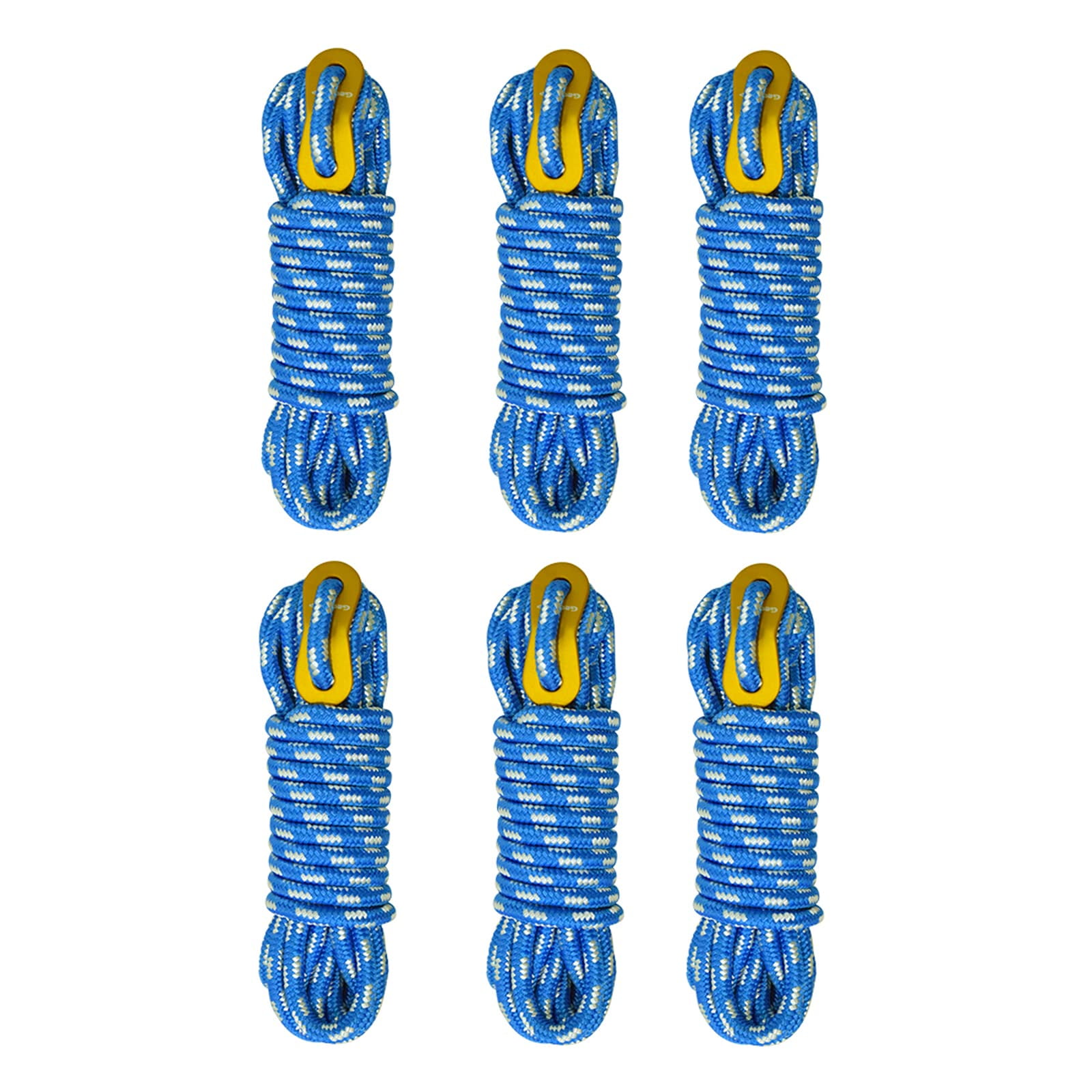GEERTOP 6 Pack 5 mm Guy Lines Ultralight Tent Cords with Aluminum ...