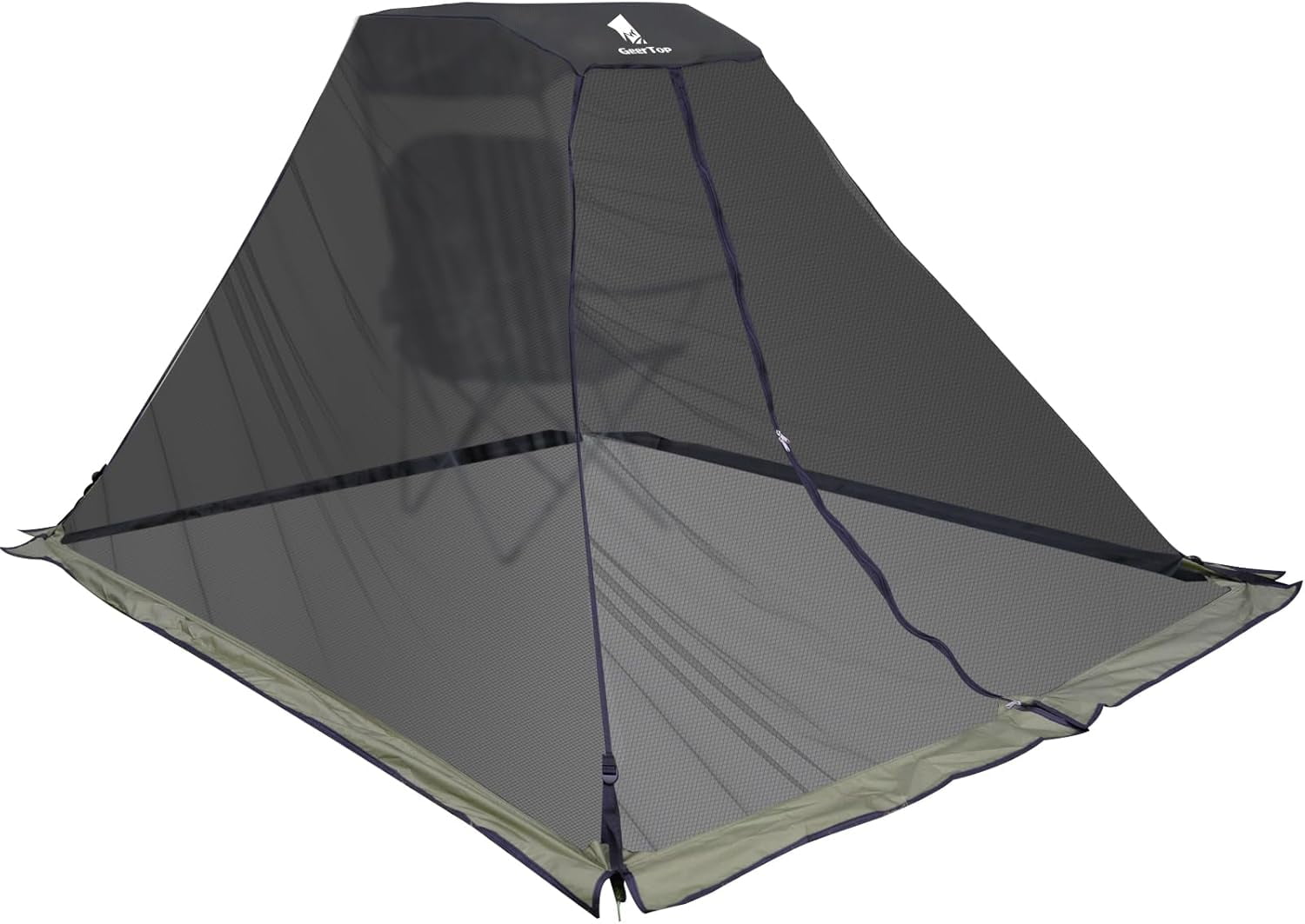 GEERTOP Portable Ultralight Mosquito Net for Camping Chairs with Canopy ...