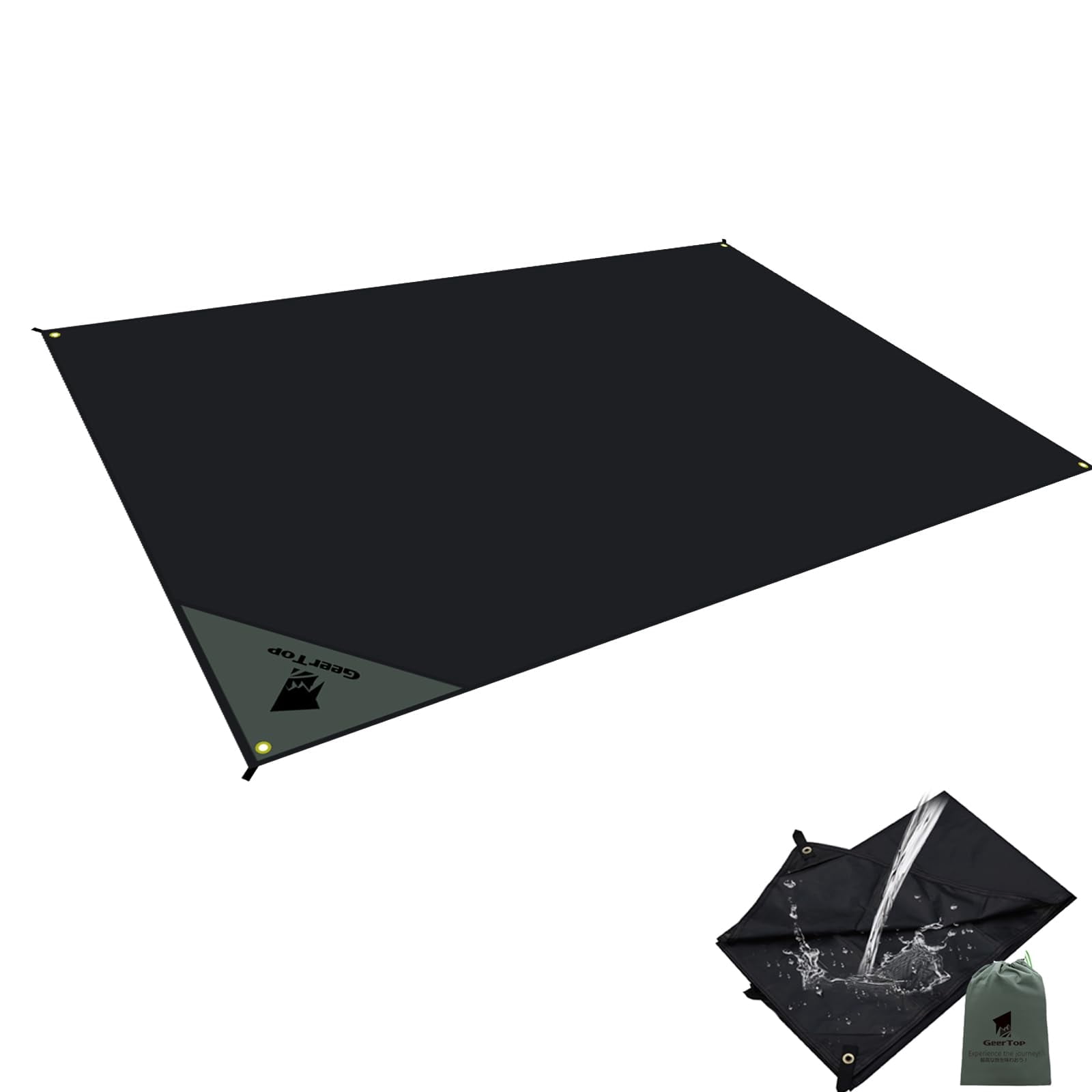 GEERTOP Portable Ultralight Tent Footprint Waterproof Ground Sheet Mat ...