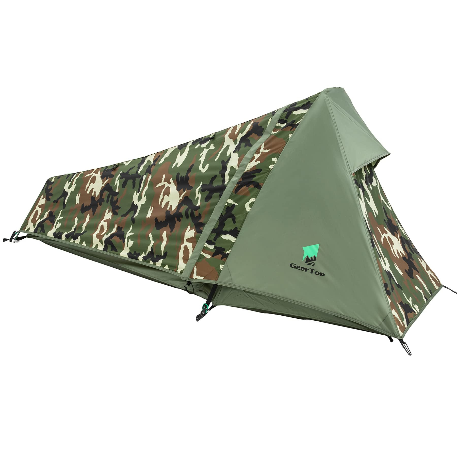 GEERTOP Ultralight Bivy Tent for 1 Person 3 Season Waterproof Single ...