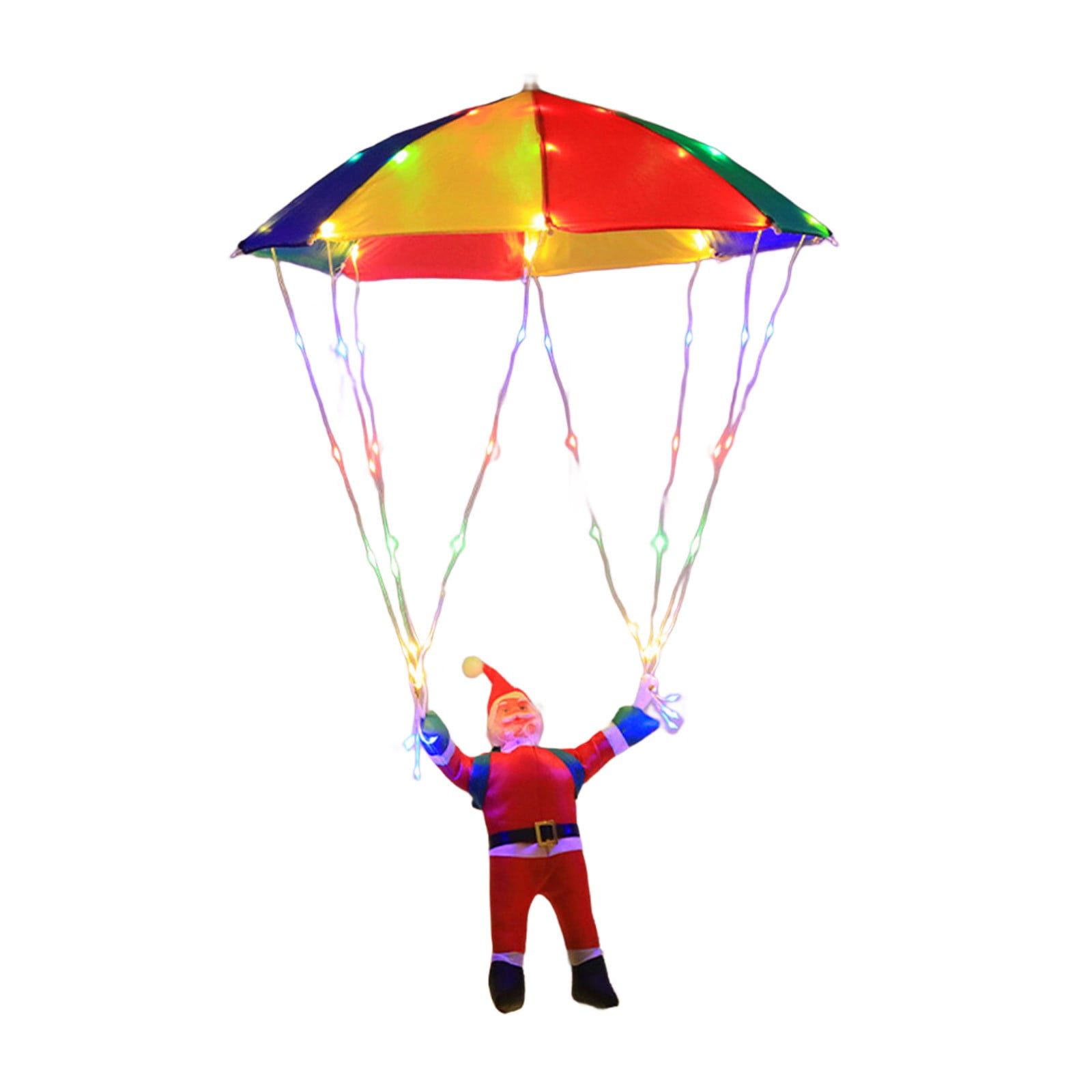 GEGNX 2025 Christmas Parachute Santa Decorative Lights | Christmas ...