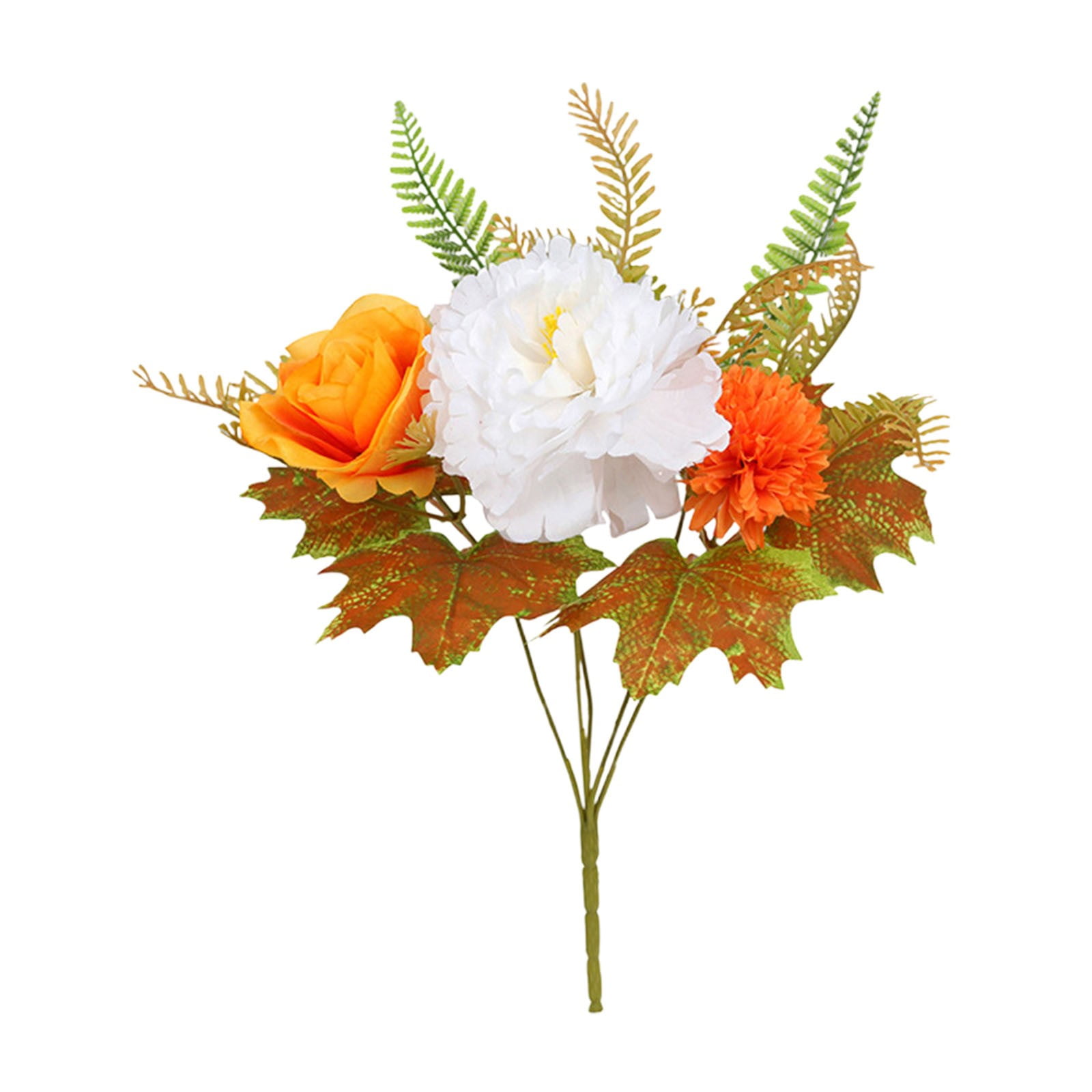 GEGNX Harliver Fall Flowers Artificial Sunflower Roses Pumpkins For ...
