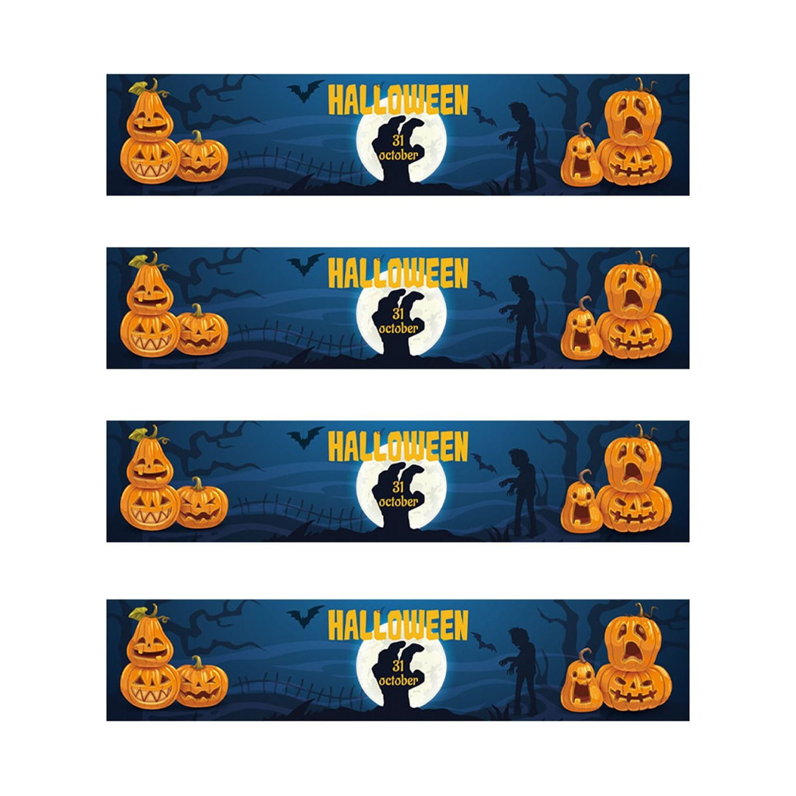 GEGNXA 24 Pieces Halloween Water Bottle Labels Water Bottle Labels ...