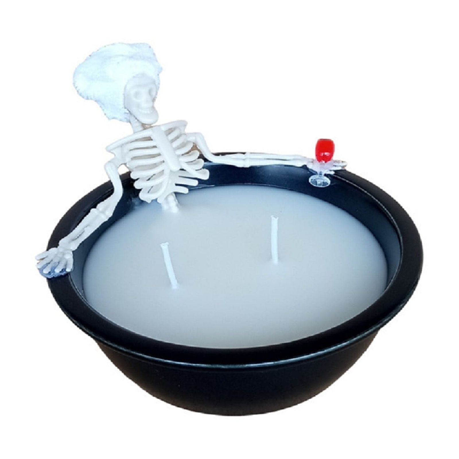 GEGNXA A Skeleton Candle In A Halloween Shower Is An For A Scene Where ...