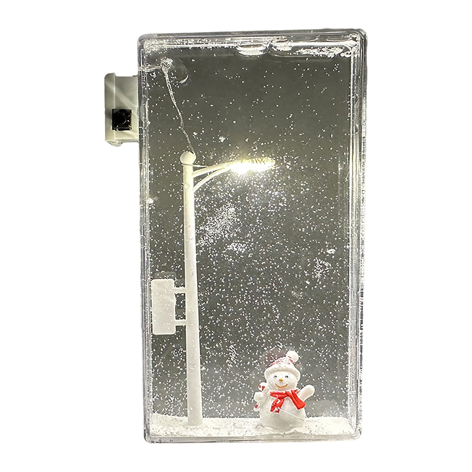 GEGNXA Christmas Snow Lamp Kit Realistic Snowy Street Lamp Light Street ...