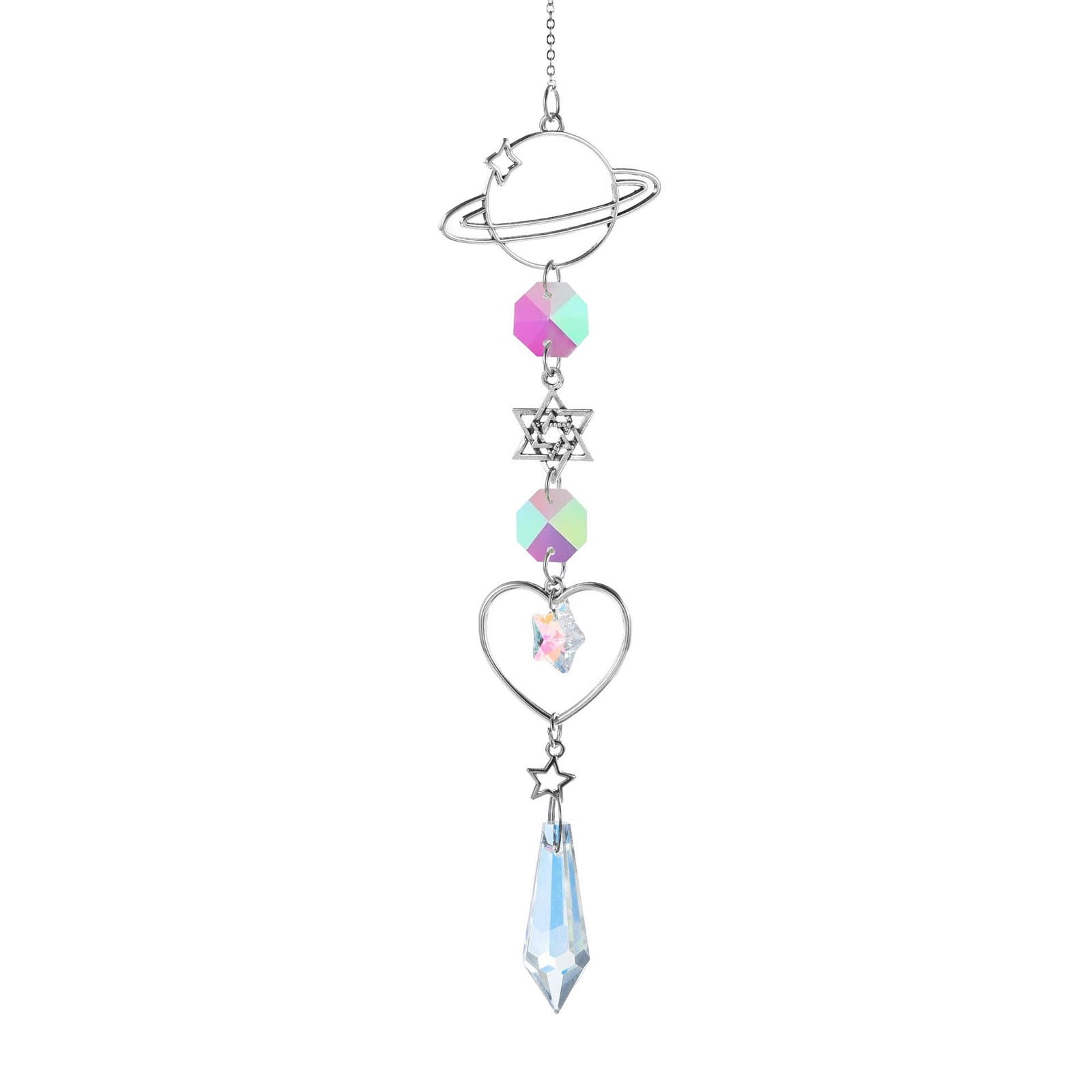 Clearance!Crystal Suncatchers Hanging Wind Chime Style Garden ...