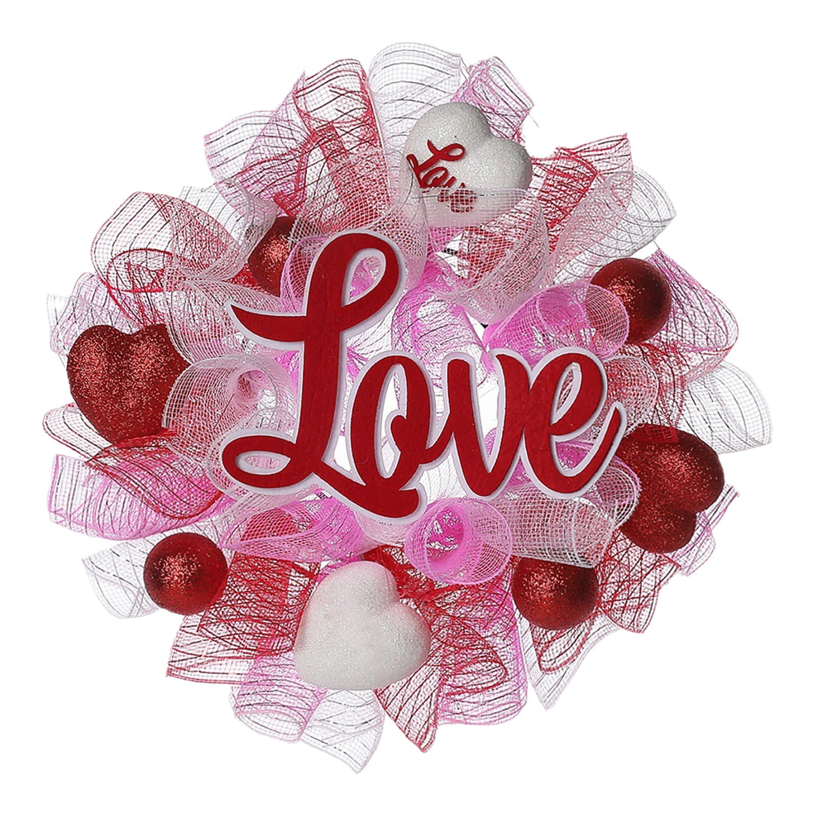 GEGNXA Decor Valentines Day Wreath Valentine’s Day Wreath Heart Wreath ...