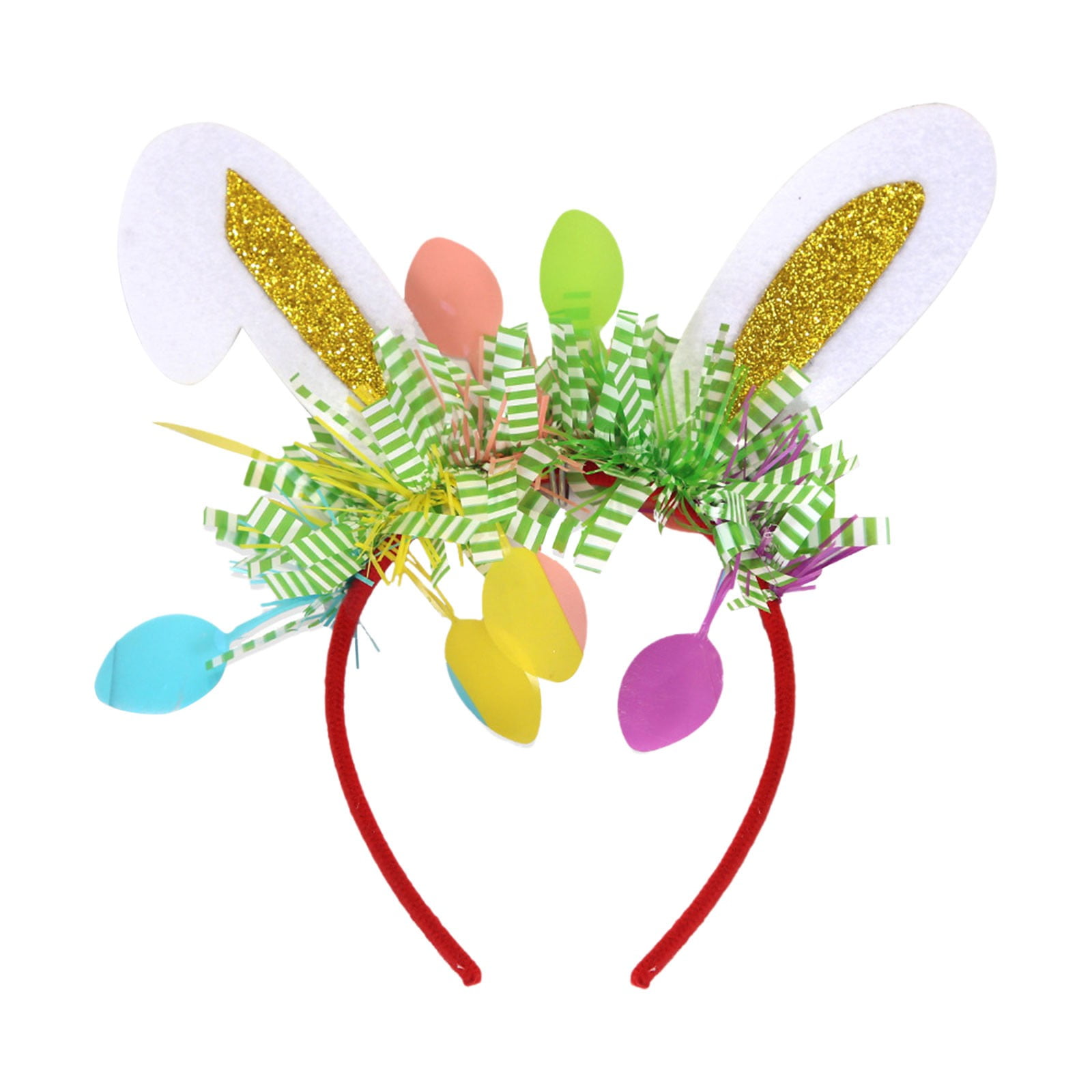 GEGNXA Easter Headband Holiday Dress Resurrection Color Strip Headdress ...
