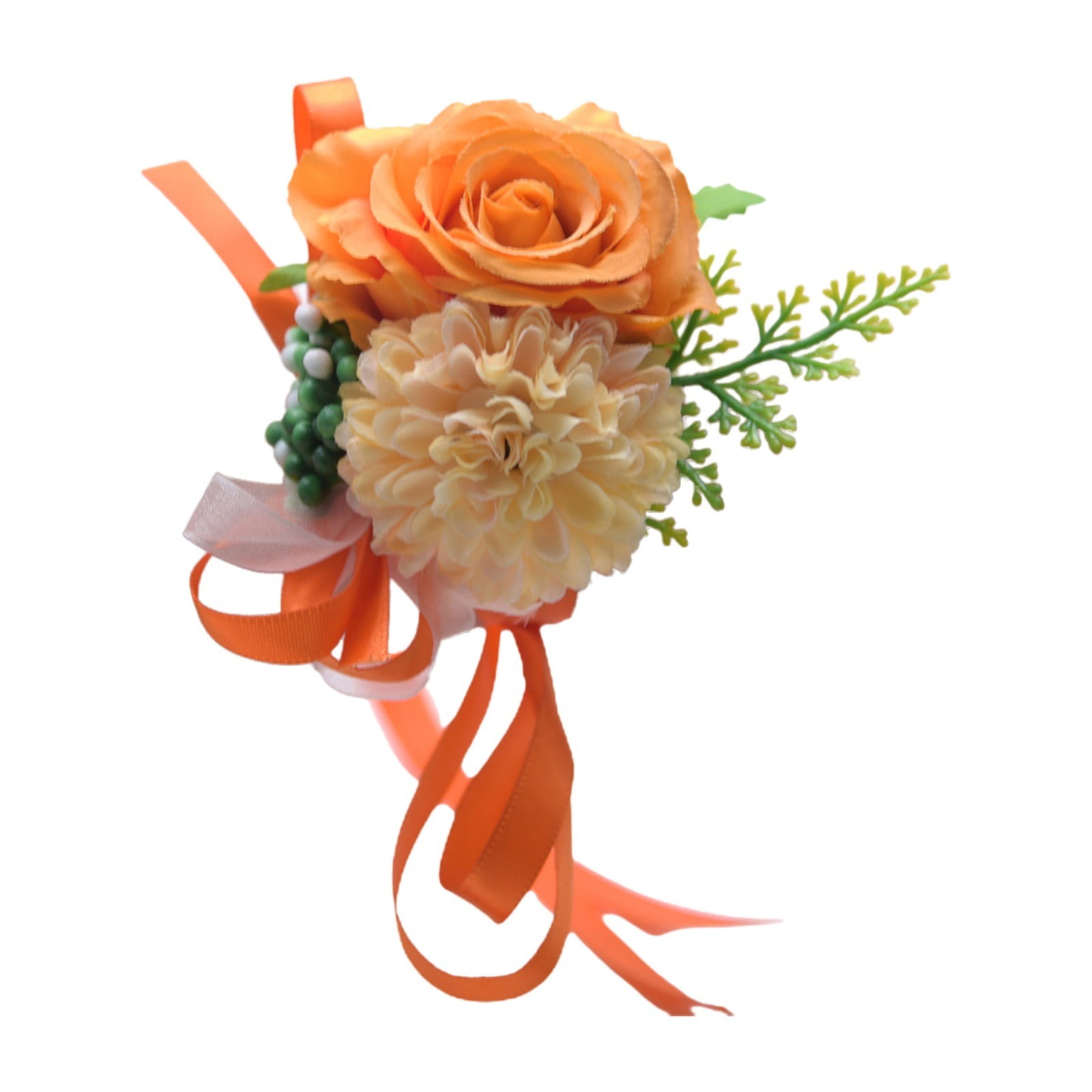 GEGNXA Farfi Wrist Flower Non Fading Multi Color Decorate Elegant Bride ...
