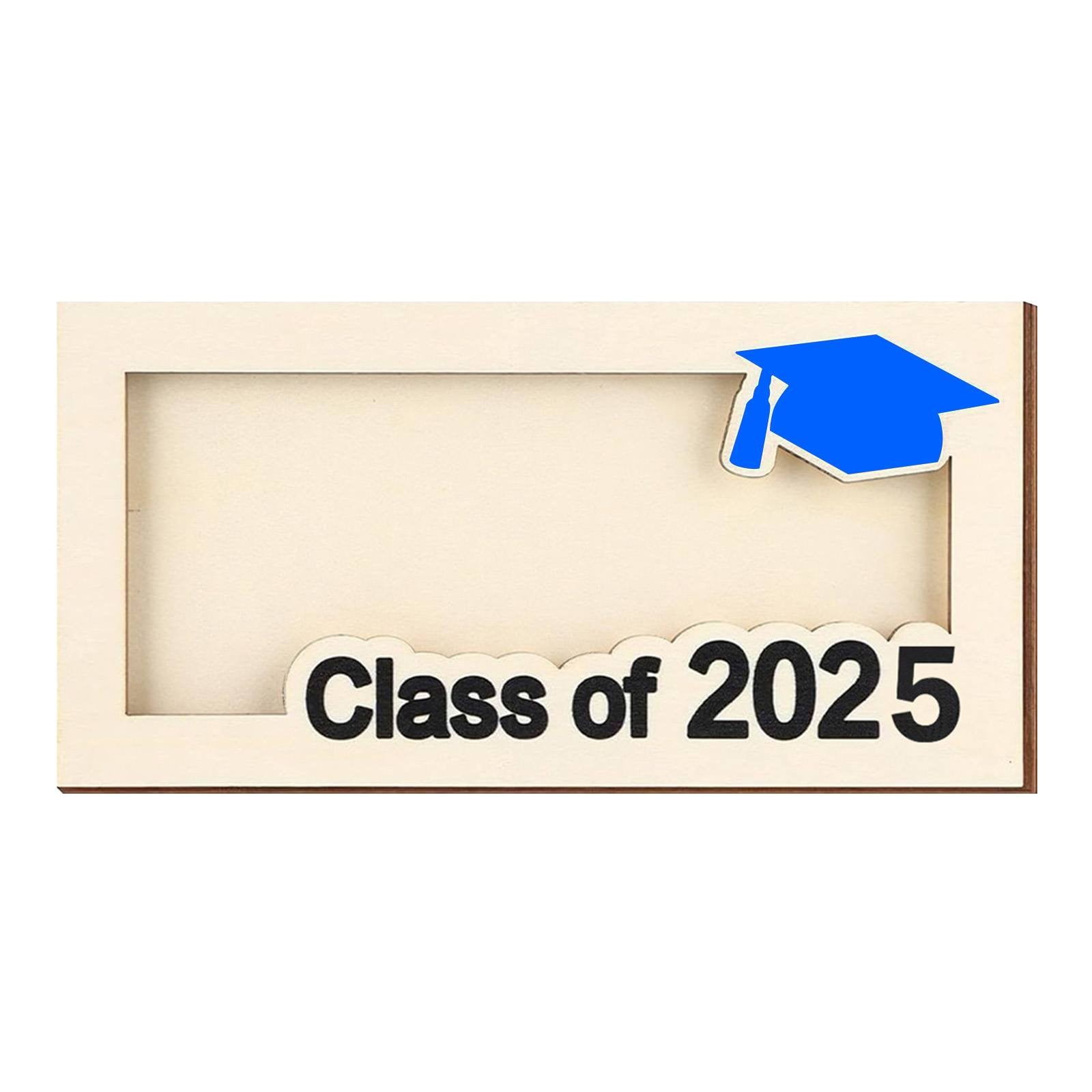 GEGNXA Graduation Class Of 2025 Holder Wooden Graduation Card Box ...