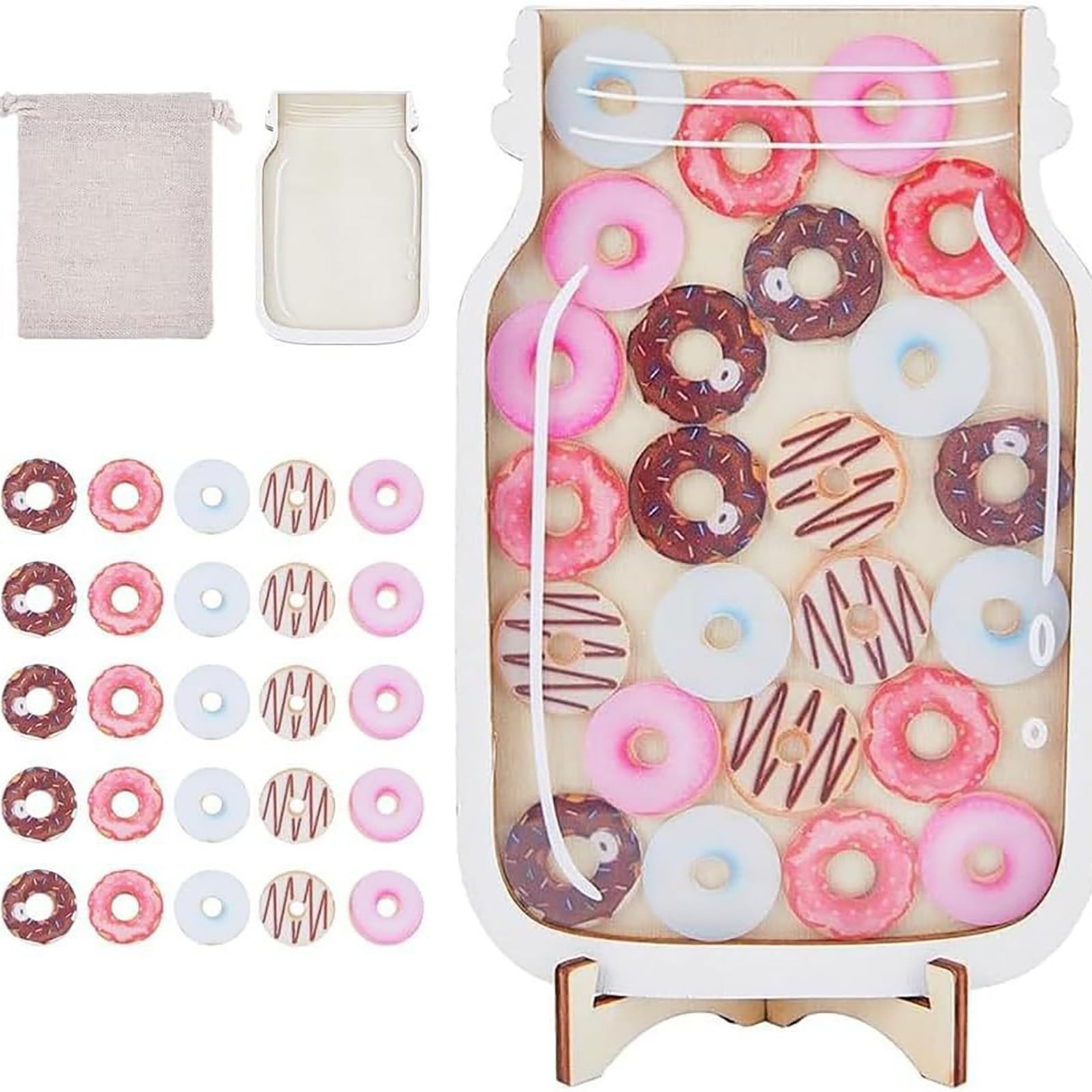 GEGNXA Jar Incentive Jar For Children Behaviour With Donut Pattern Home ...