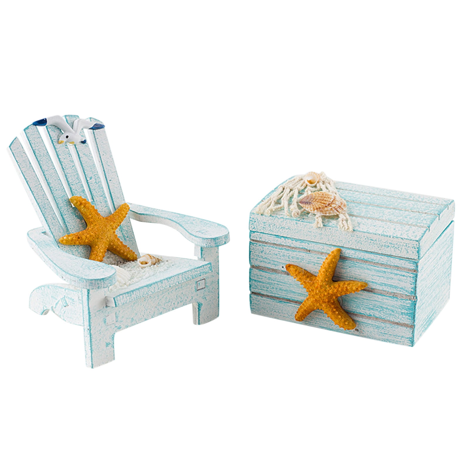 GEGNXA Mediterranean Style Mini Beach Chair Decoration Children's Room ...