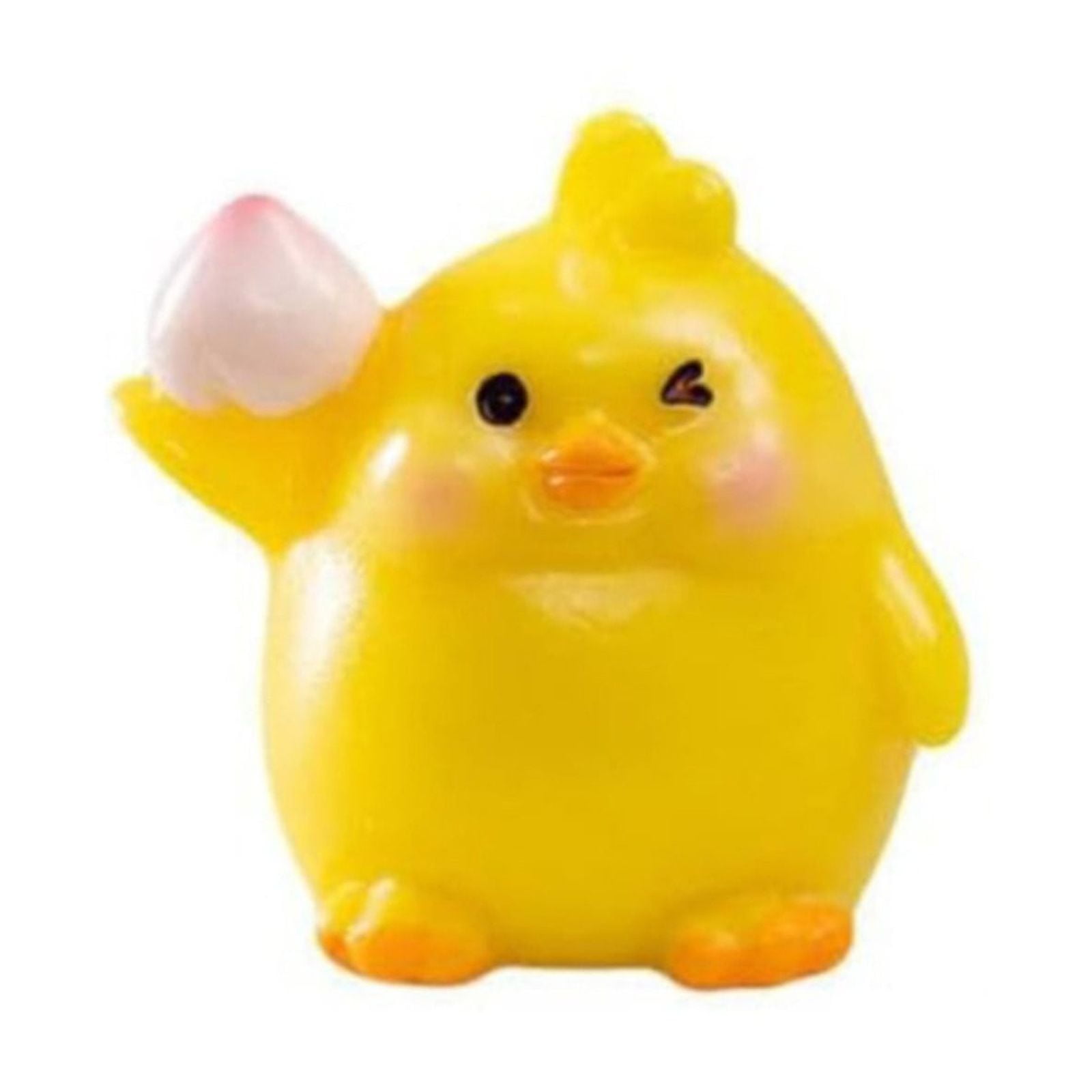 GEGNXA Mini Chicken Statue Mini Resin Chicken Statue Garden Decoration ...