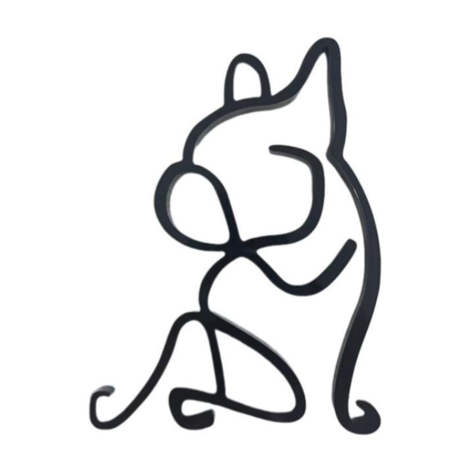 GEGNXA Minimalist Sculpture Minimalist Art Abstract Line Design ...