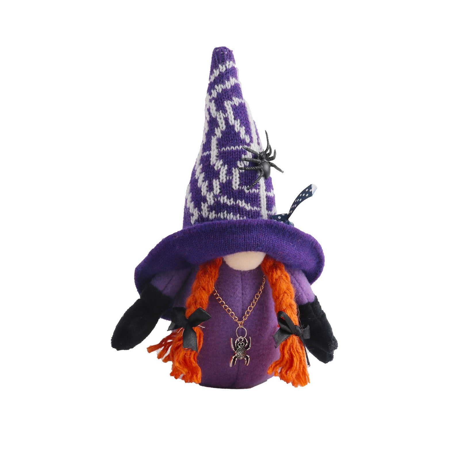 GEGNXA New Halloween Decorations Faceless Dolls Bats Couples Crown Of ...