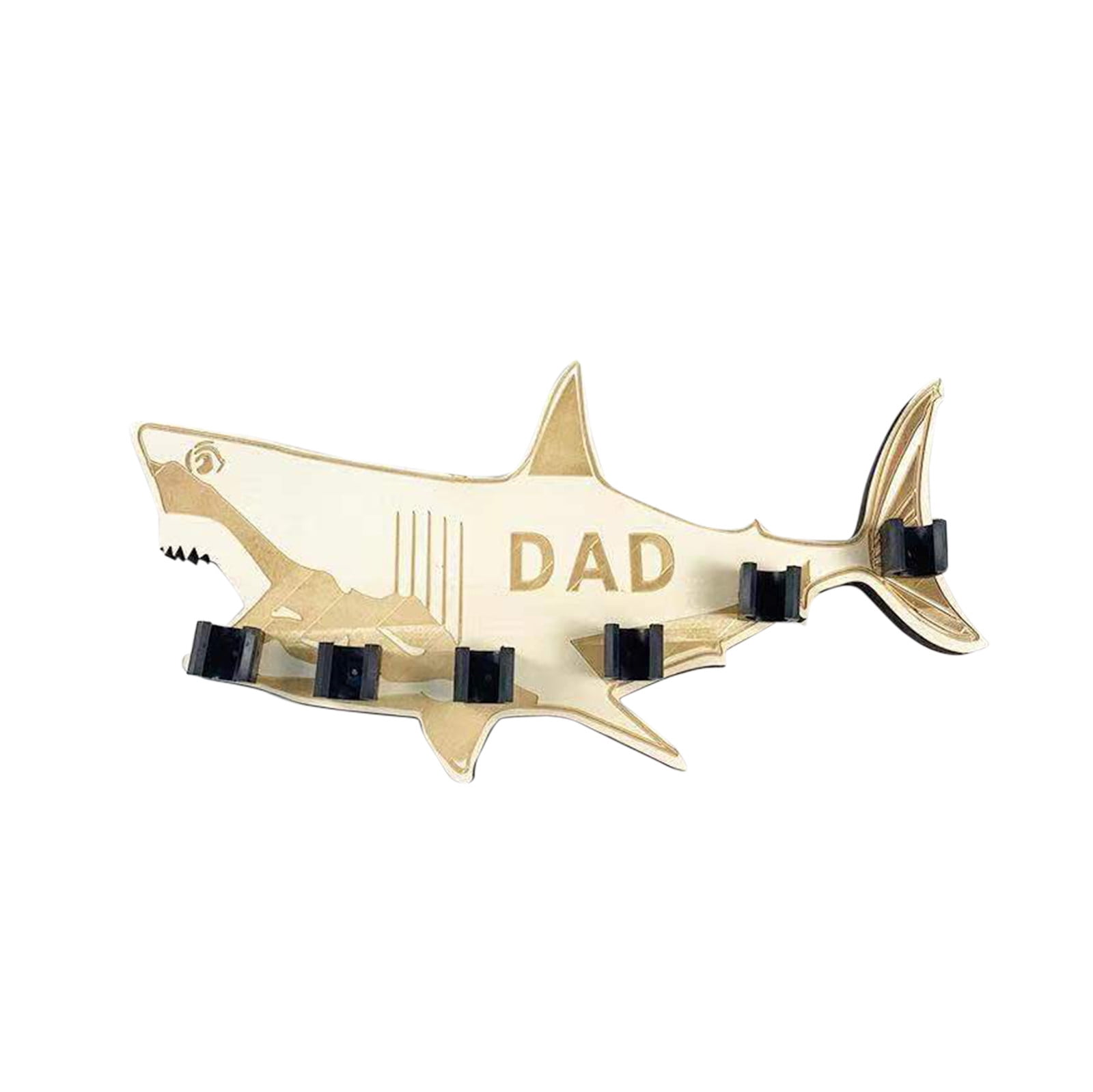 GEGNXA Rod Fishing Holder Fishing 'Dad'Han Rod Wall Art Mount Hanging ...