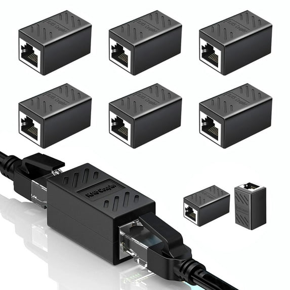 Walmart 6Pack High-Speed RJ45 Connector LAN Extension, Ethernet Cable ...