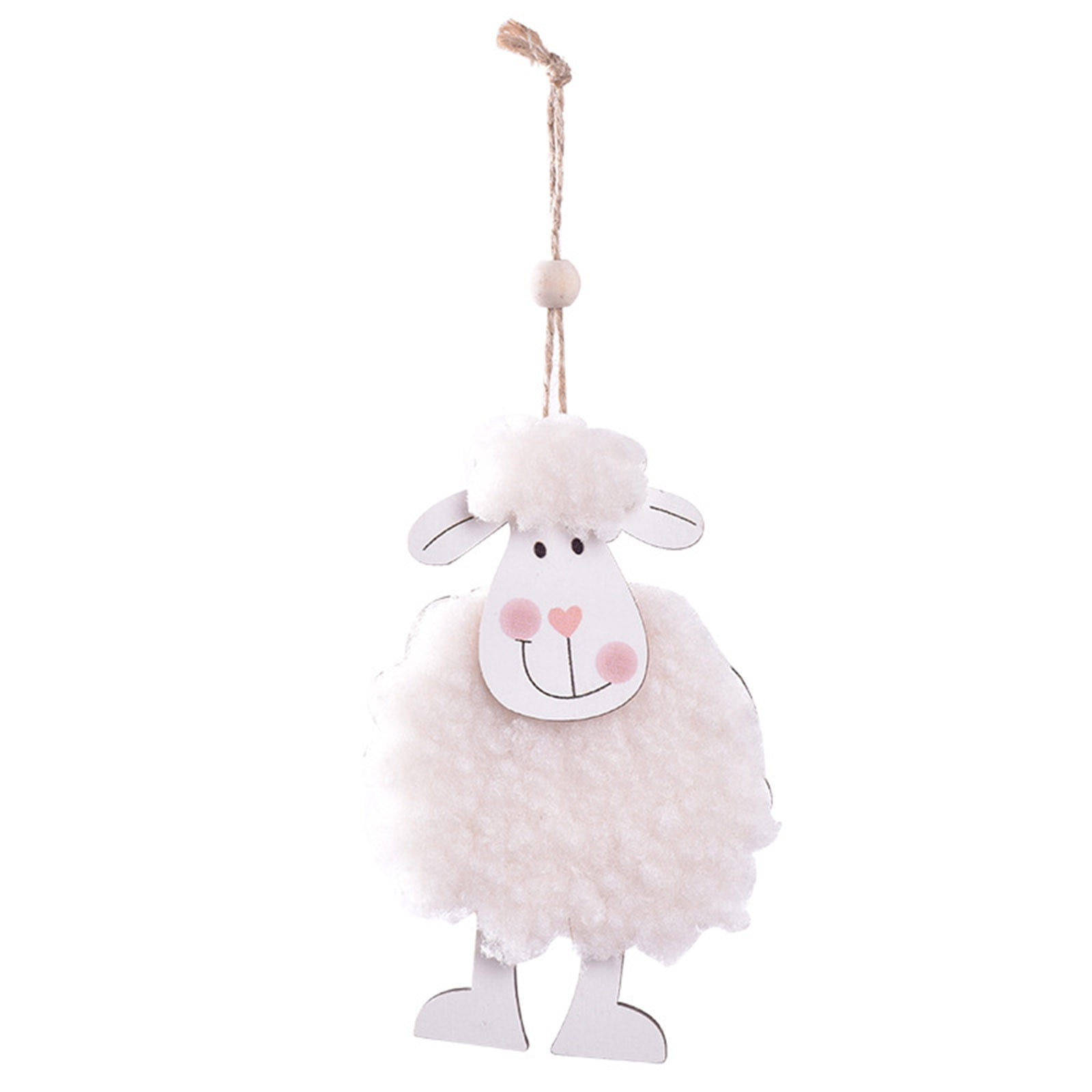 GEGnga Summer Decorations Wooden Sheepl Decorations Farm Animal ...