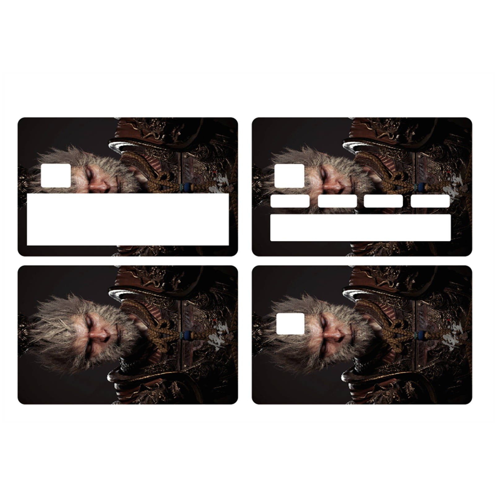 GEHGWP Card Stickers Anime For Credit Debit Key Card 4 PSC Covering ...