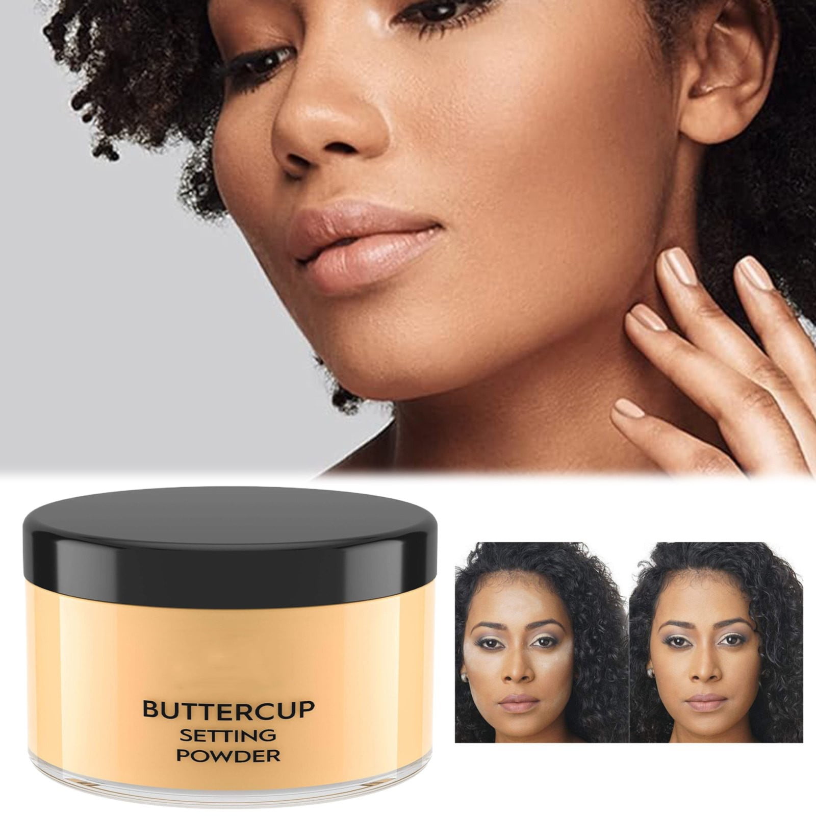 GEIJLPH Clearance! Setting Powder Translucent Setting Powder For Oily ...