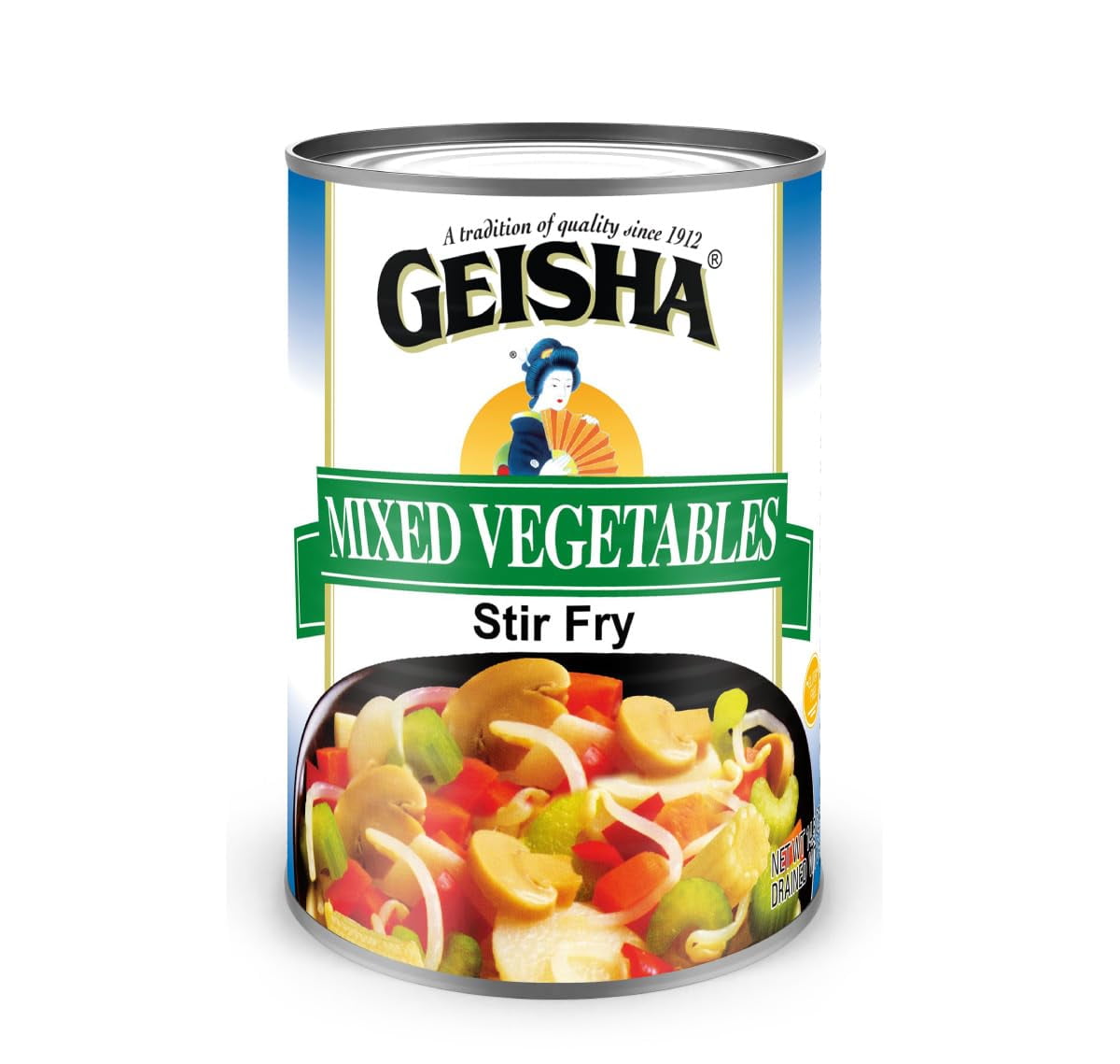 GEISHA Mixed Vegetables Stir Fry 14.5OZ. (Pack of 12), Mixed Vege | No ...