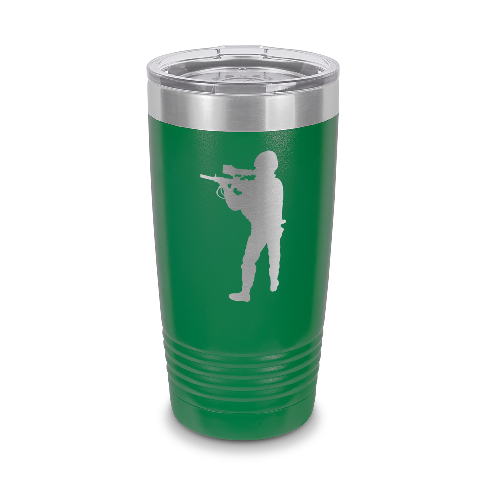 GEK Cobra Operator Tumbler 20 oz - Laser Engraved w/ Clear Lid ...