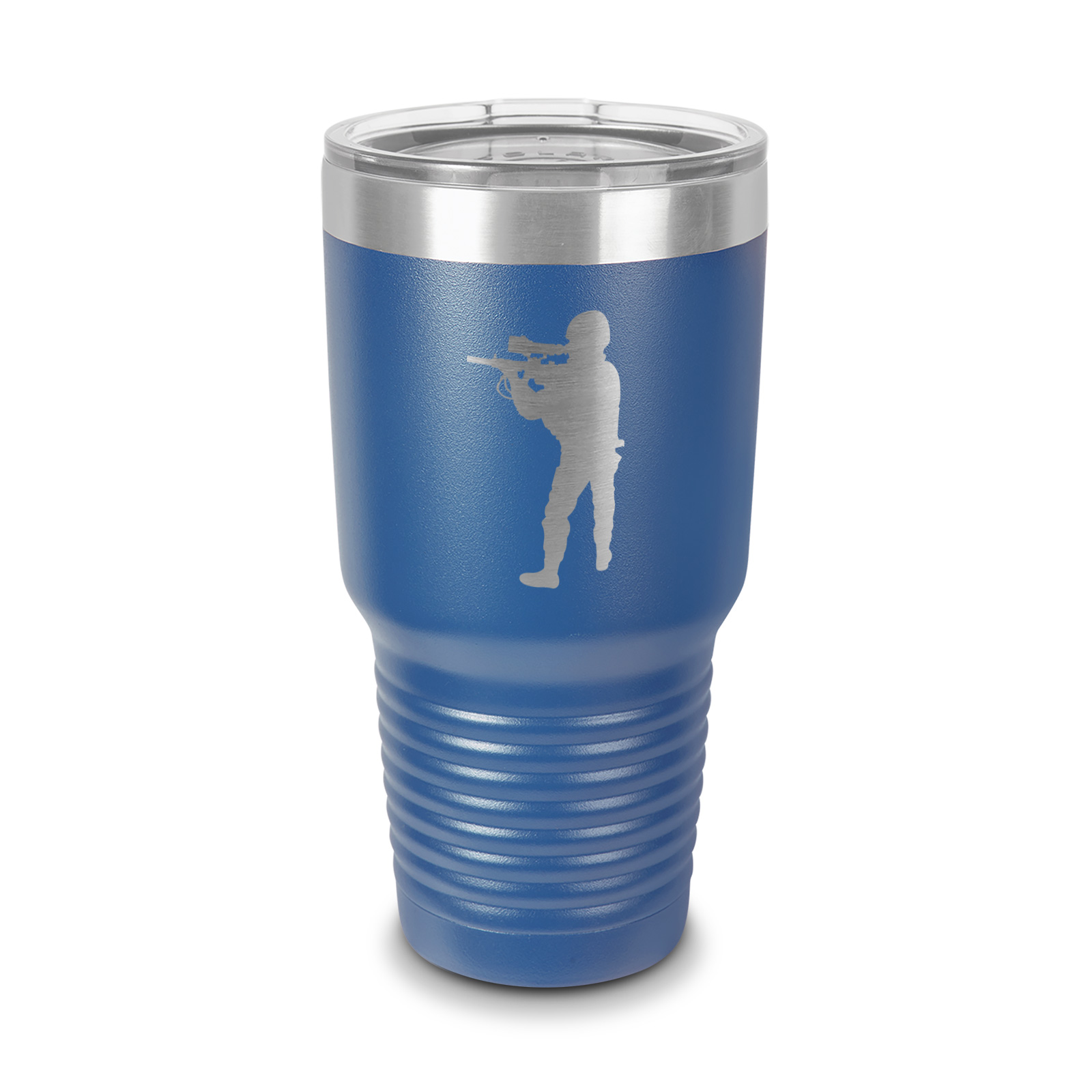GEK Cobra Operator Tumbler 30 oz - Laser Engraved w/ Clear Lid ...