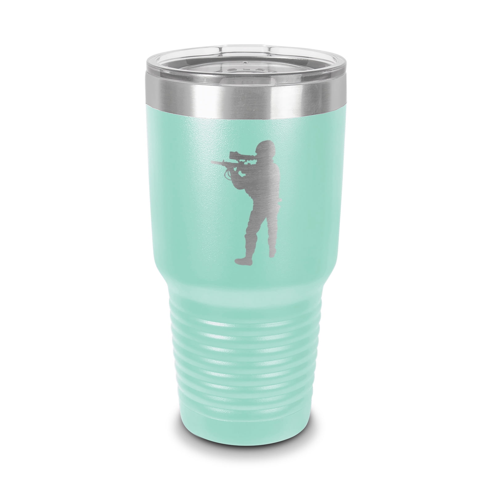 GEK Cobra Operator Tumbler 30 oz - Laser Engraved w/ Clear Lid ...