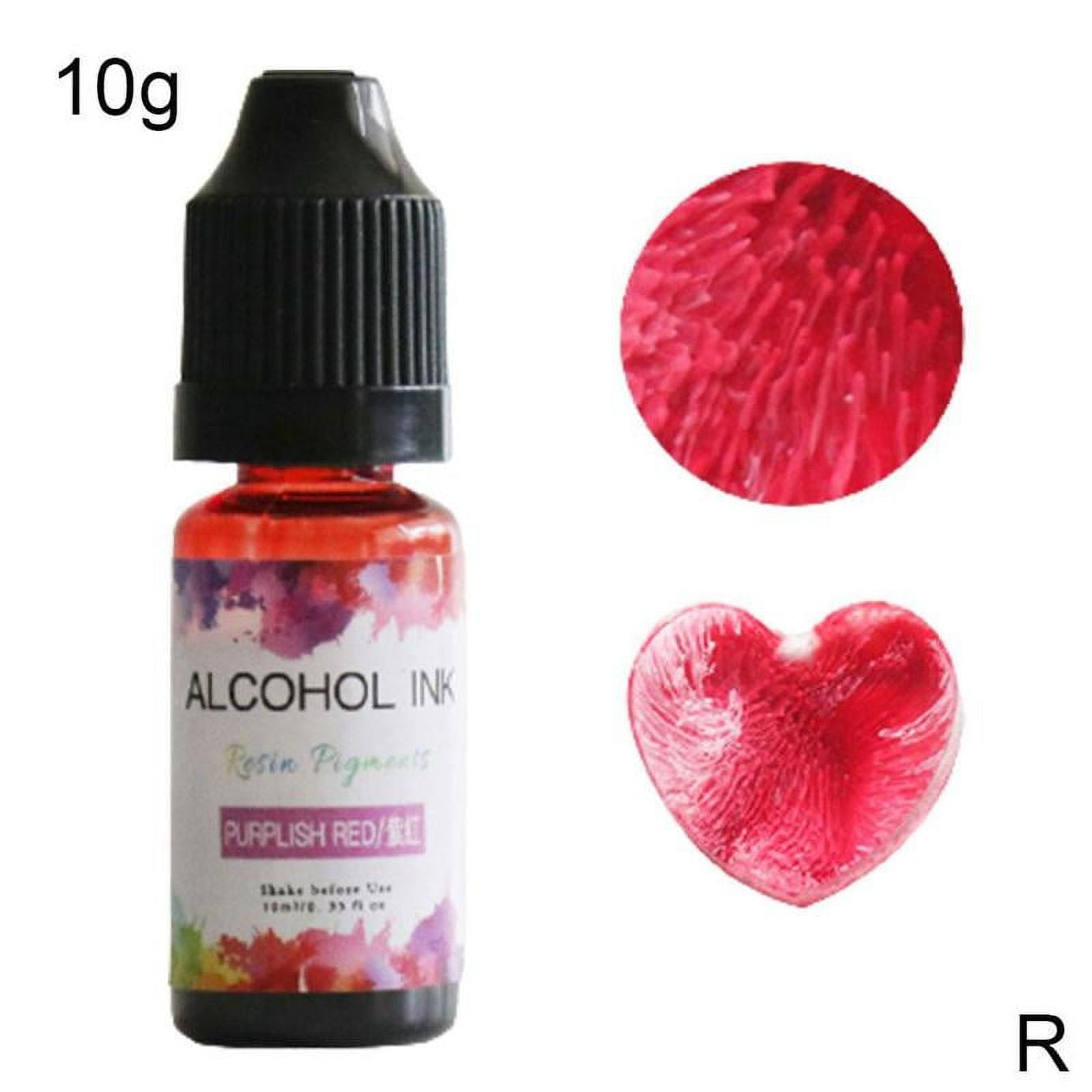 GEKUPEM 10ml Epoxy UV Resin Ink Pigment Liquid Colorant DIY Kit Art ...