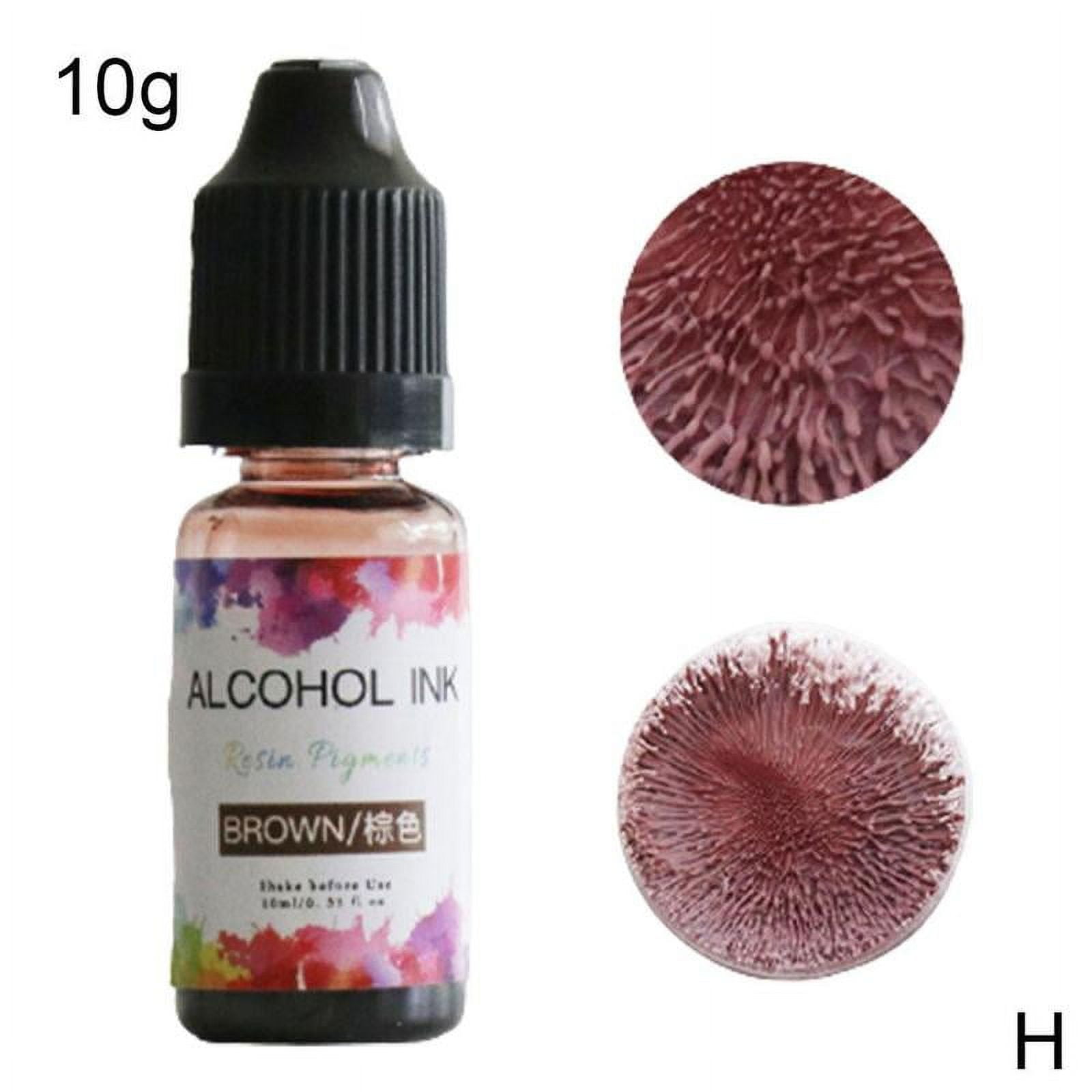 GEKUPEM 10ml Epoxy UV Resin Ink Pigment Liquid Colorant DIY Kit Art ...