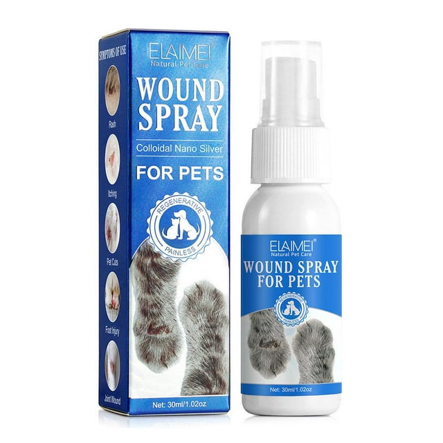 GEKUPEM 30ml Cat Wound Care Spray External Use for Pet Skin Wounds ...