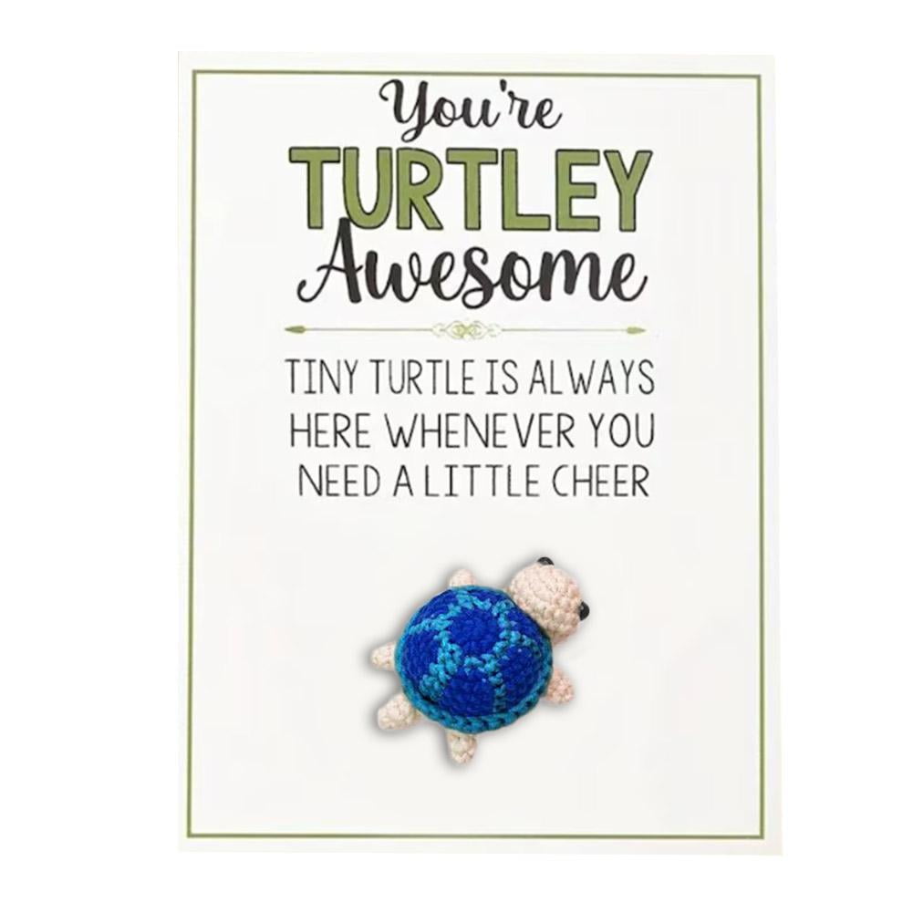 GEKUPEM You're Turtley Awesome: Pocket Turtle Hug & Cheer Up Card Gift ...