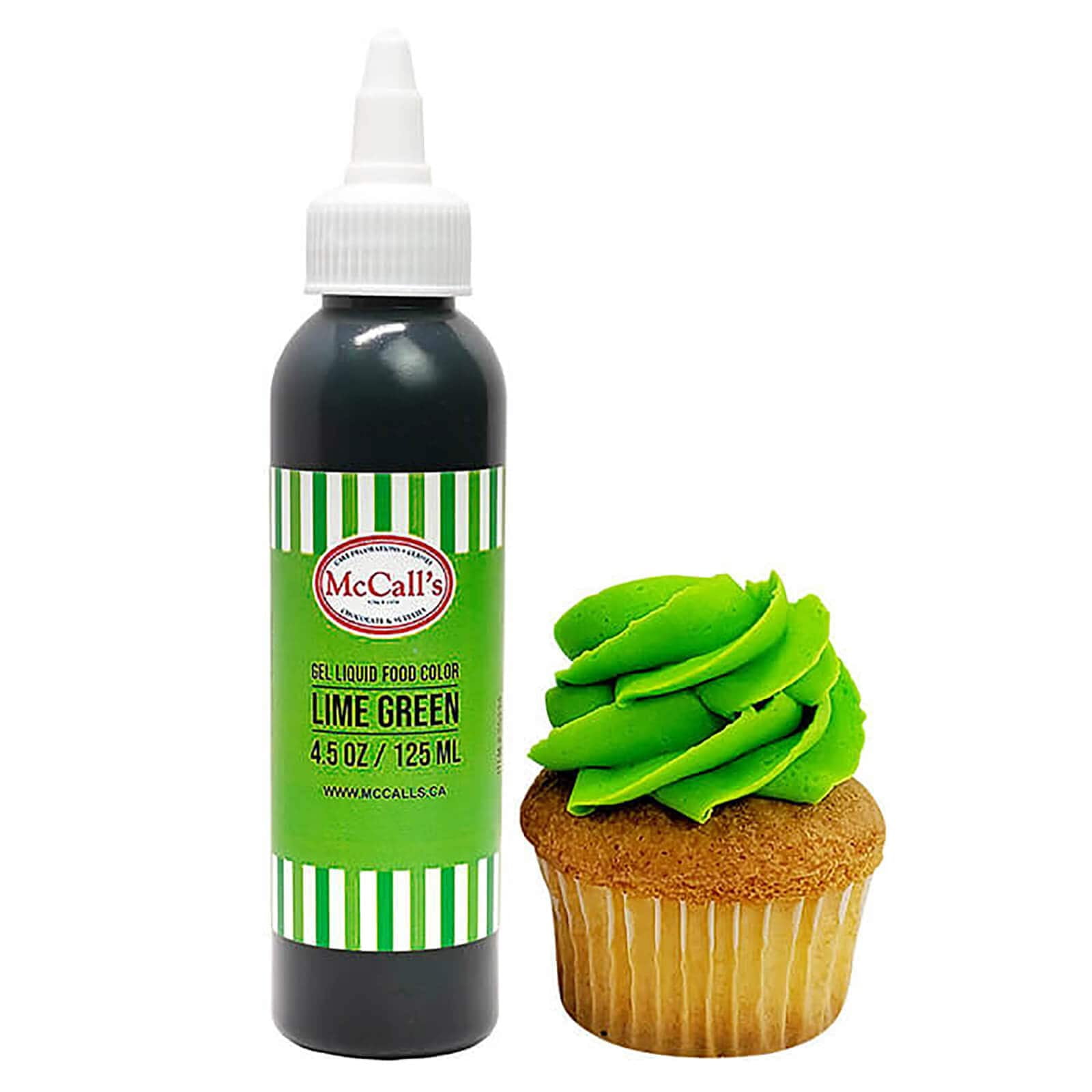 GEL LIQUID FOOD COLOR LIME GREEN 125 ml, 4.5oz - Walmart.com