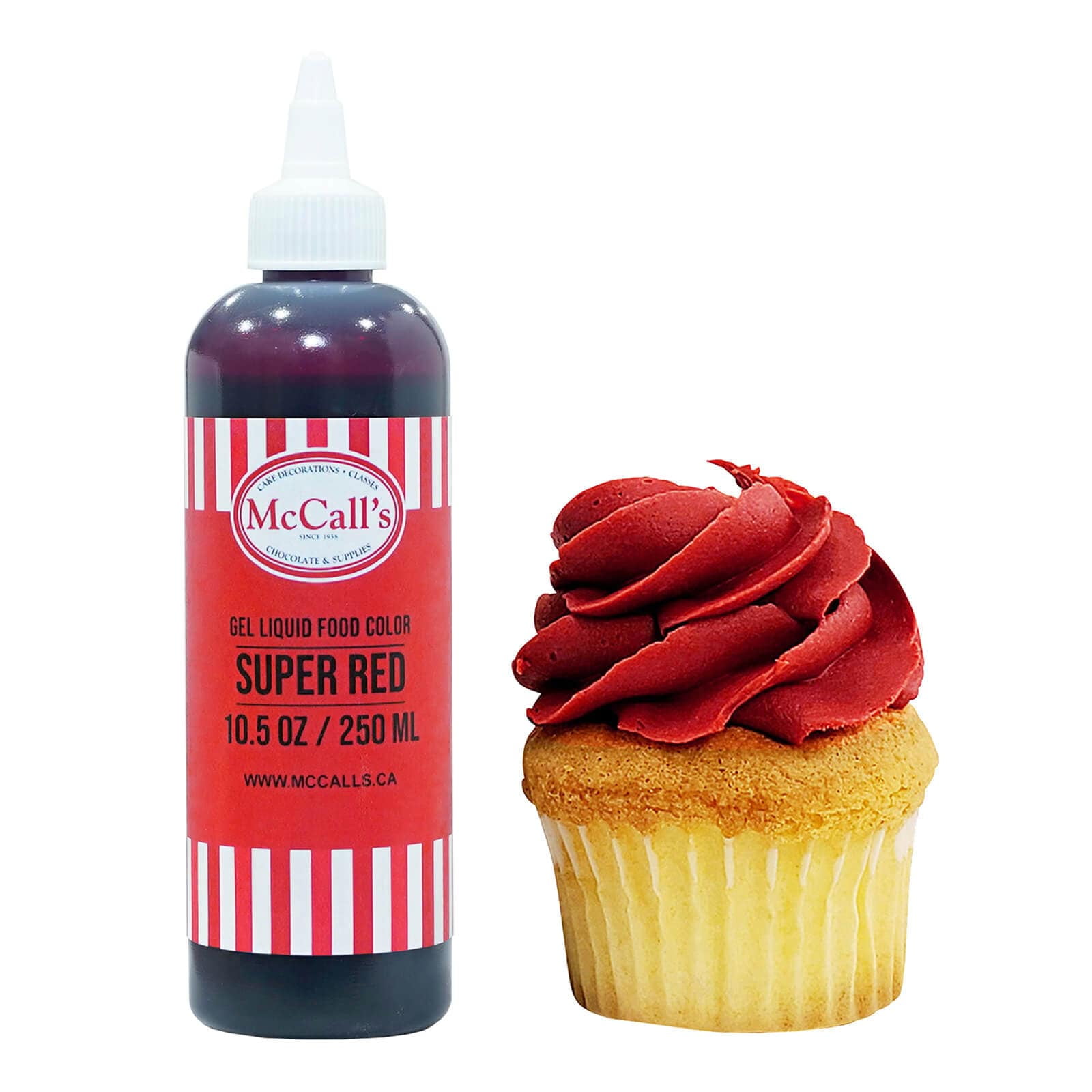 GEL LIQUID FOOD COLOR SUPER RED 250 ml, 10.5oz - Walmart.com