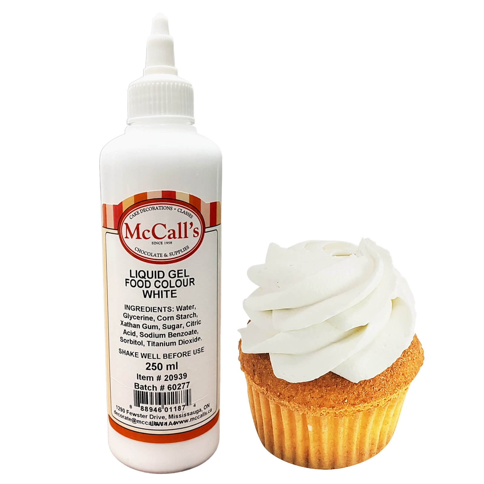 GEL LIQUID FOOD COLOR WHITE 250 ml, 13.5oz - Walmart.com