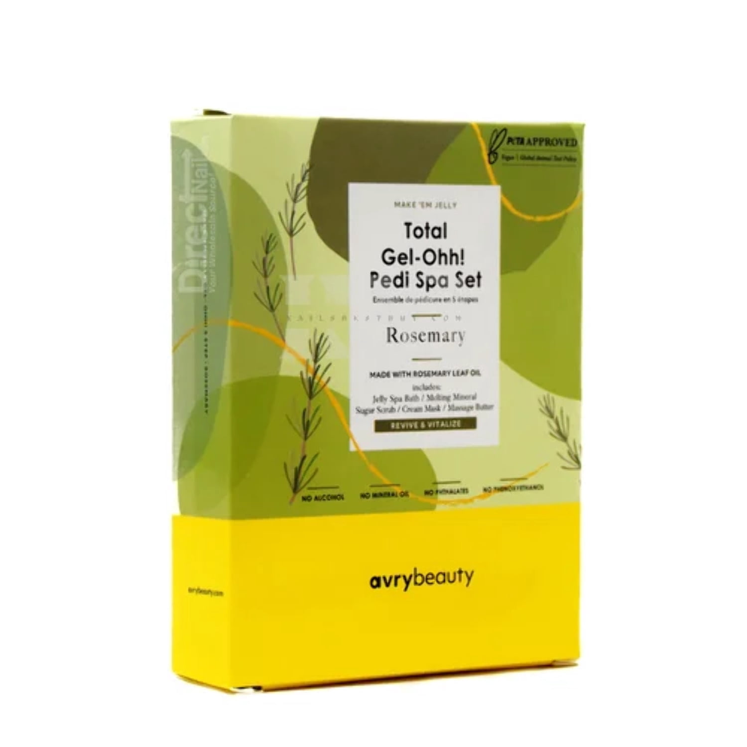 GEL-OHH! PEDI SPA SET 5 Step - Rosemary Single - Walmart.com