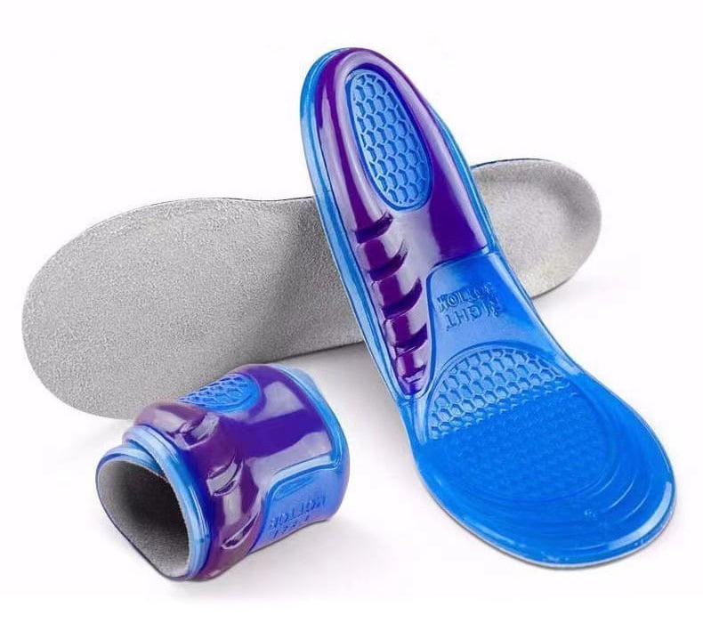 GEL Silicone Insoles for Shoes Orthotic Arch Support Insole Soft Shoe ...