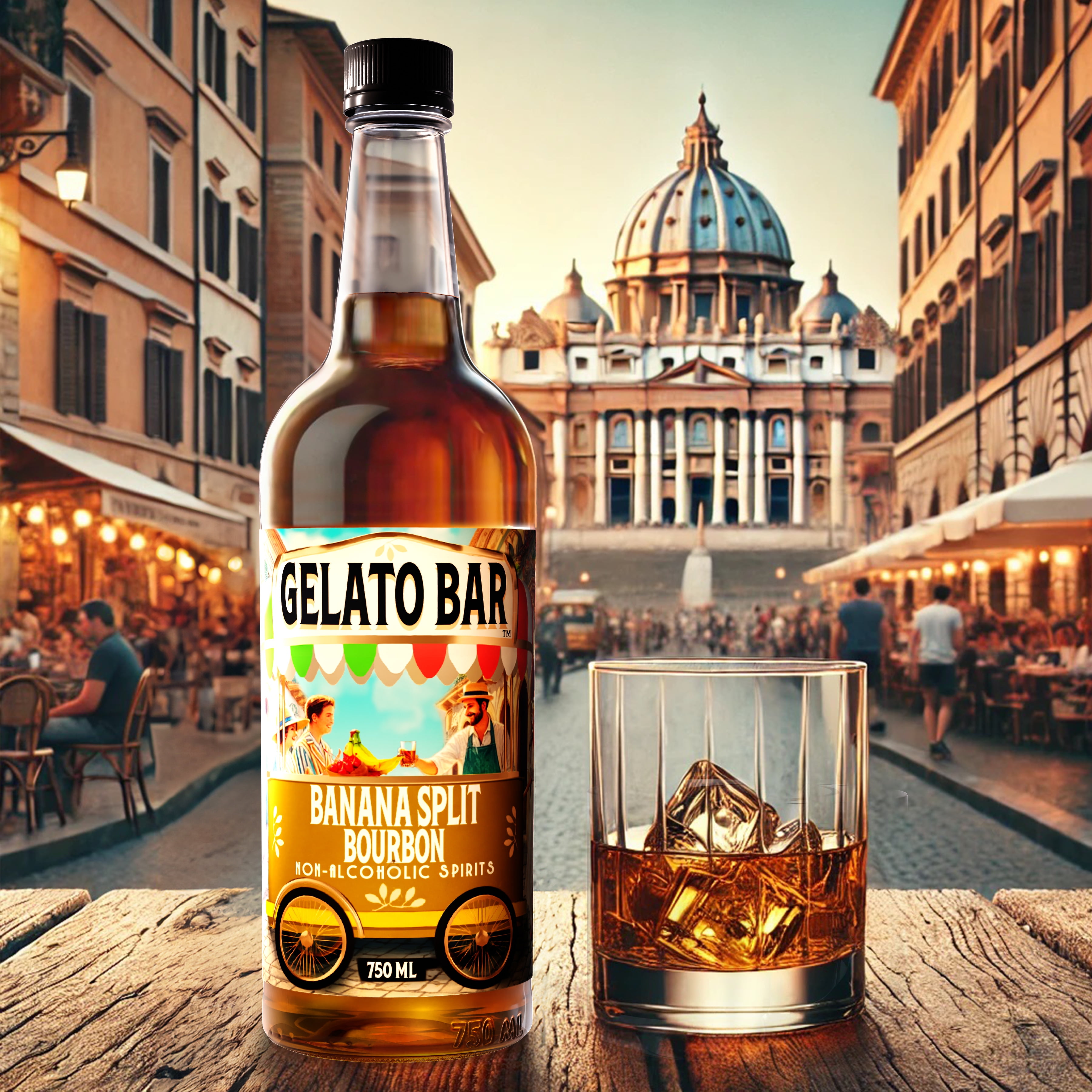 Non-Alcoholic Bourbon, Banana Split - Walmart.com