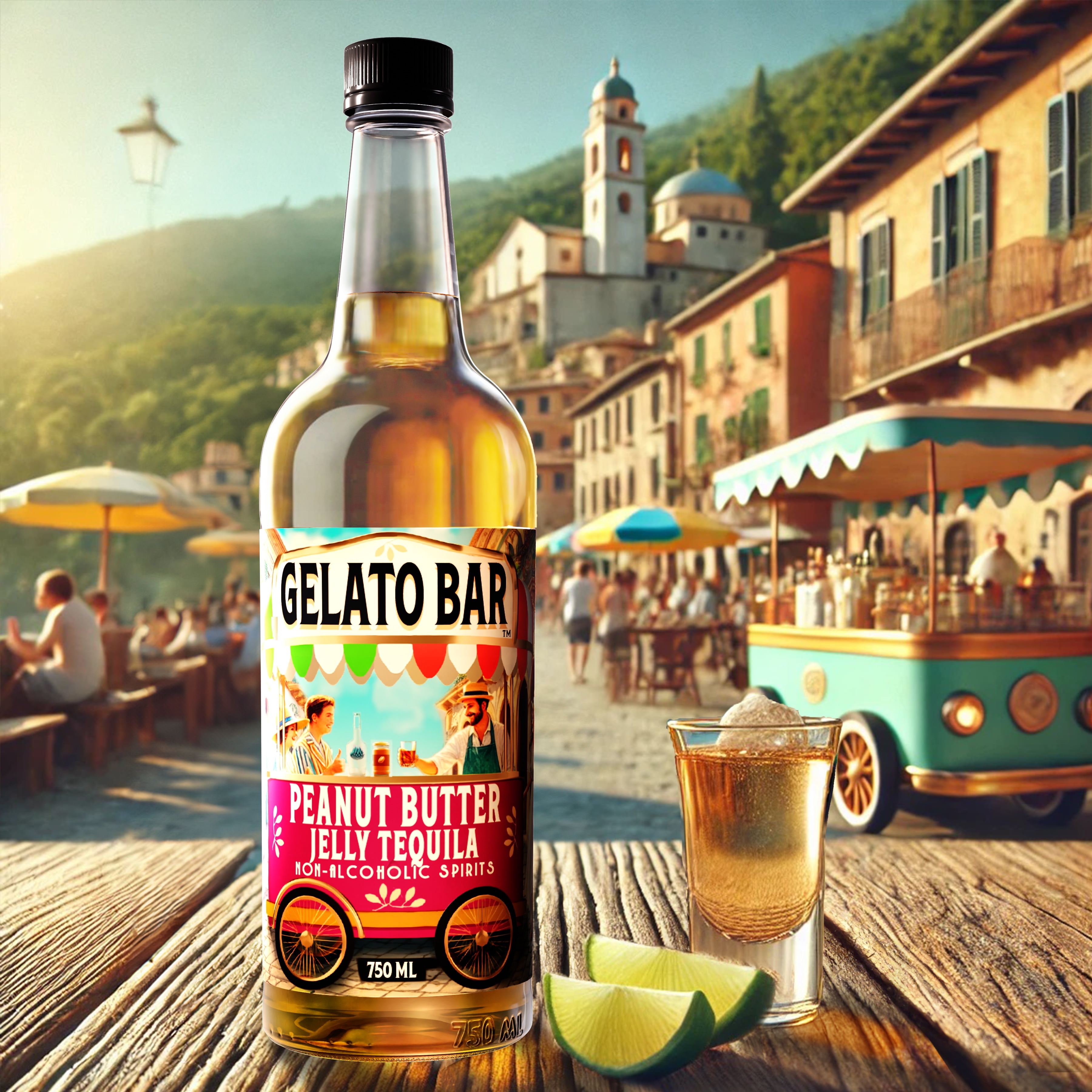 GELATO BAR Non-Alcoholic Tequila Alt. Peanut Butter & Jelly| World ...