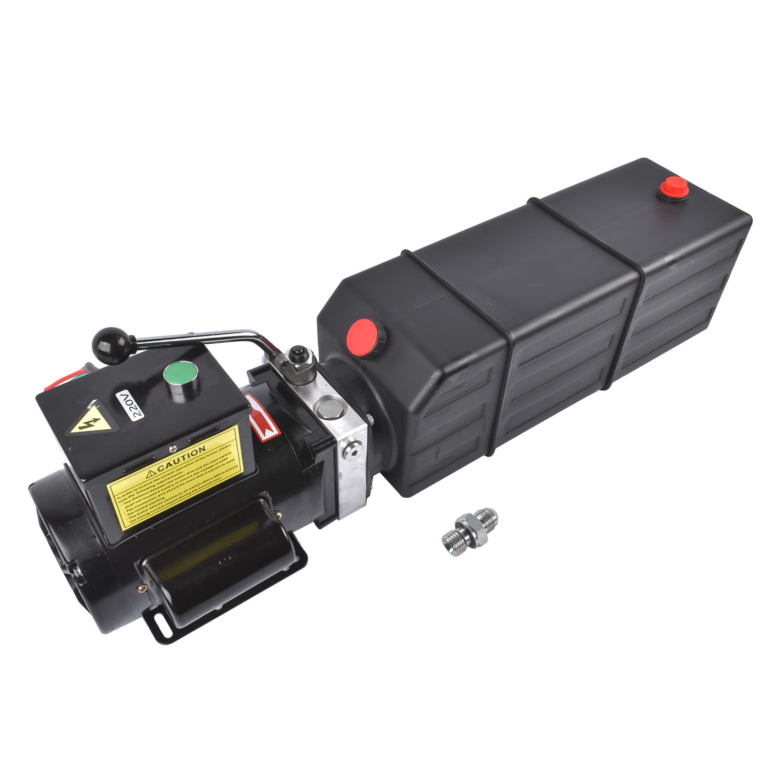 GELUOXI 16 Quart/4 Gal Single Acting Hydraulic Pump 2HP 220V Hydraulic ...